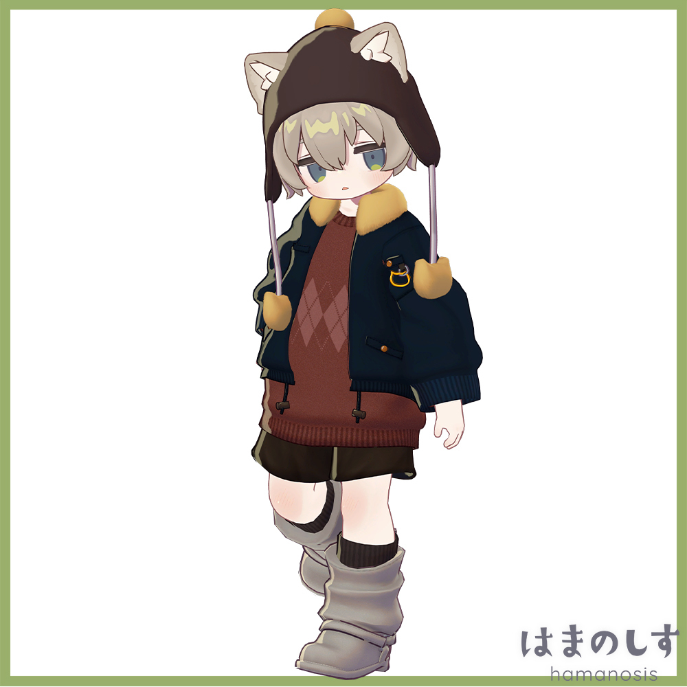 ふわふわモッズコート 【まめふれんず対応】 - はまのしす -hamanosis- - BOOTH