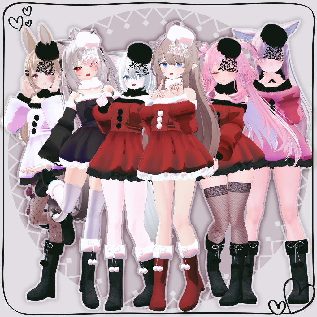 【VRChat想定】CuteXmas【お着替え用】 - choco*shop - BOOTH
