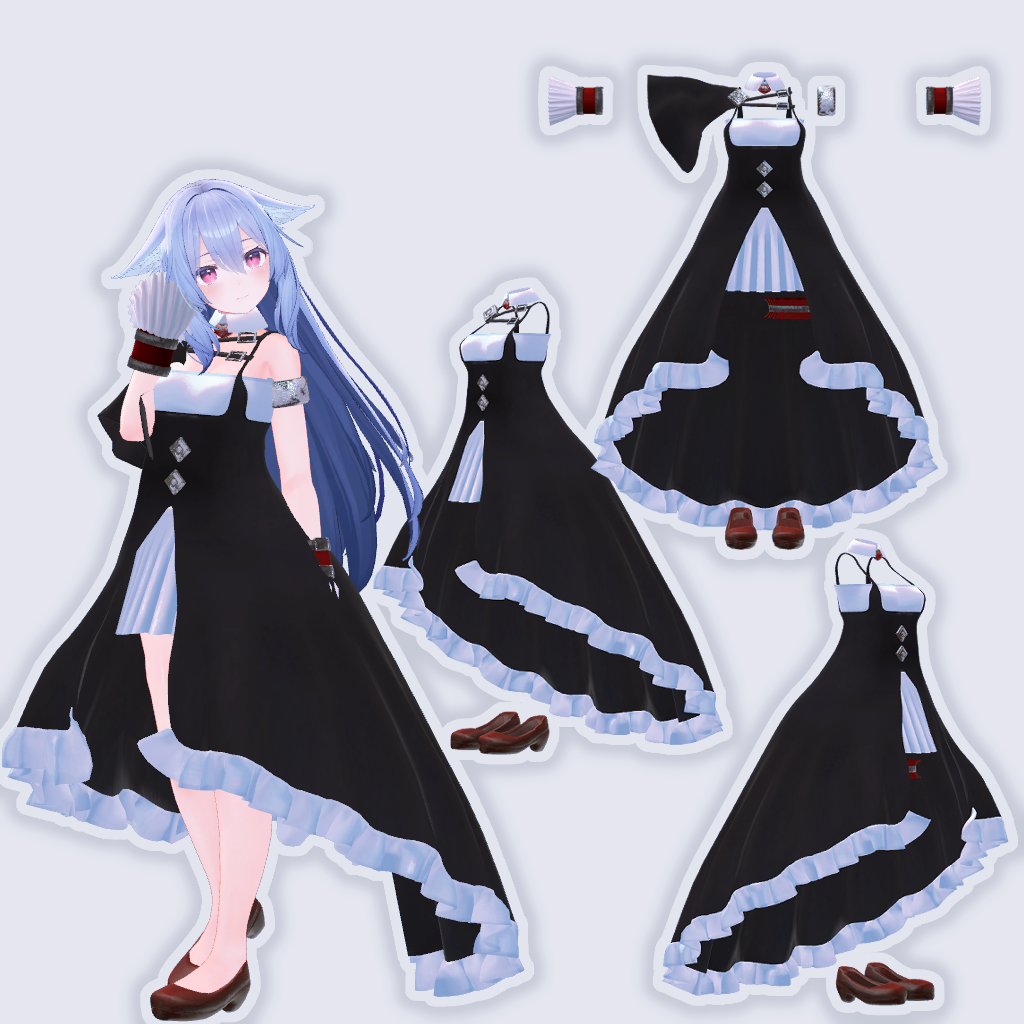 【VRChat想定】Wonder dress【お着替え用】 - choco*shop - BOOTH