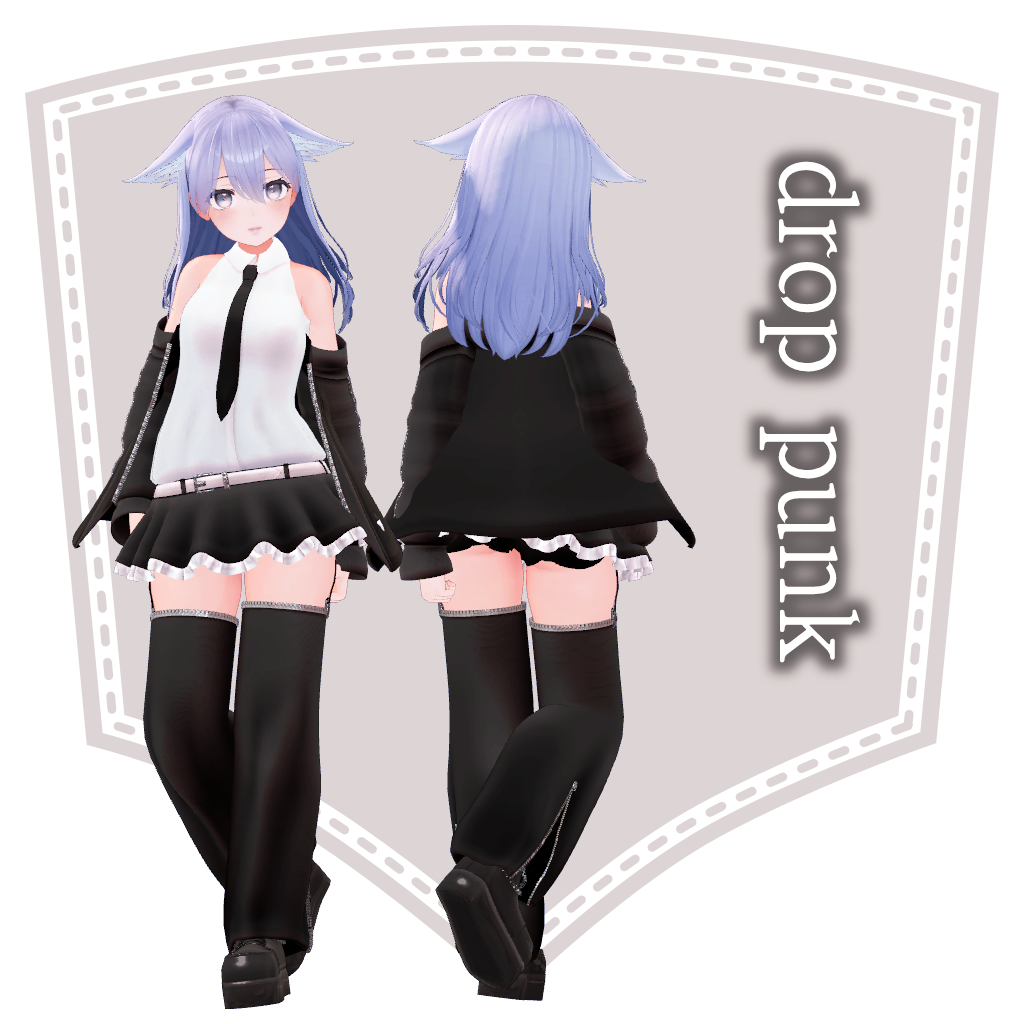 【VRChat想定】drop punk【お着替え用】 - choco*shop - BOOTH