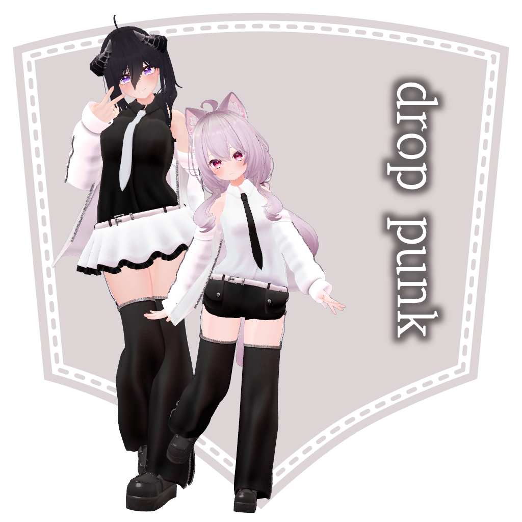 【VRChat想定】drop punk【お着替え用】 - choco*shop - BOOTH