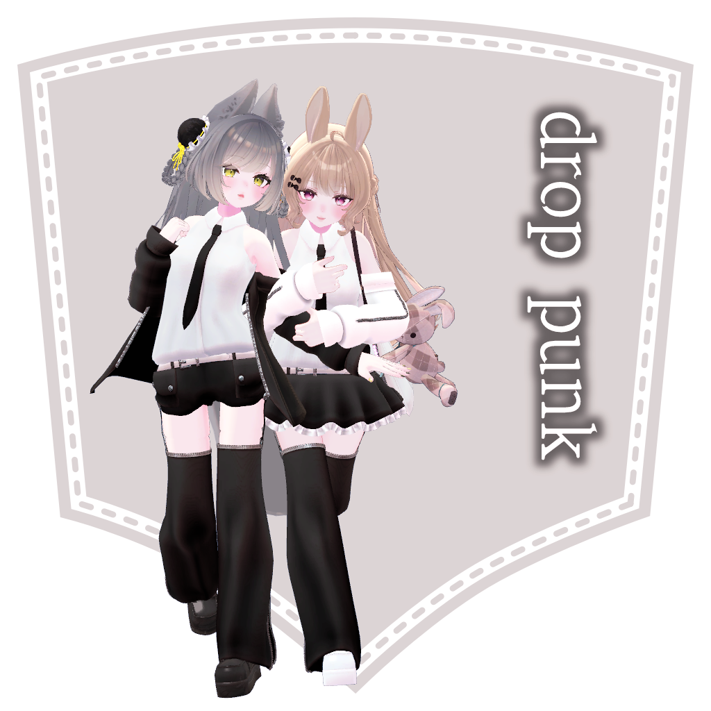 【VRChat想定】drop punk【お着替え用】 - choco*shop - BOOTH