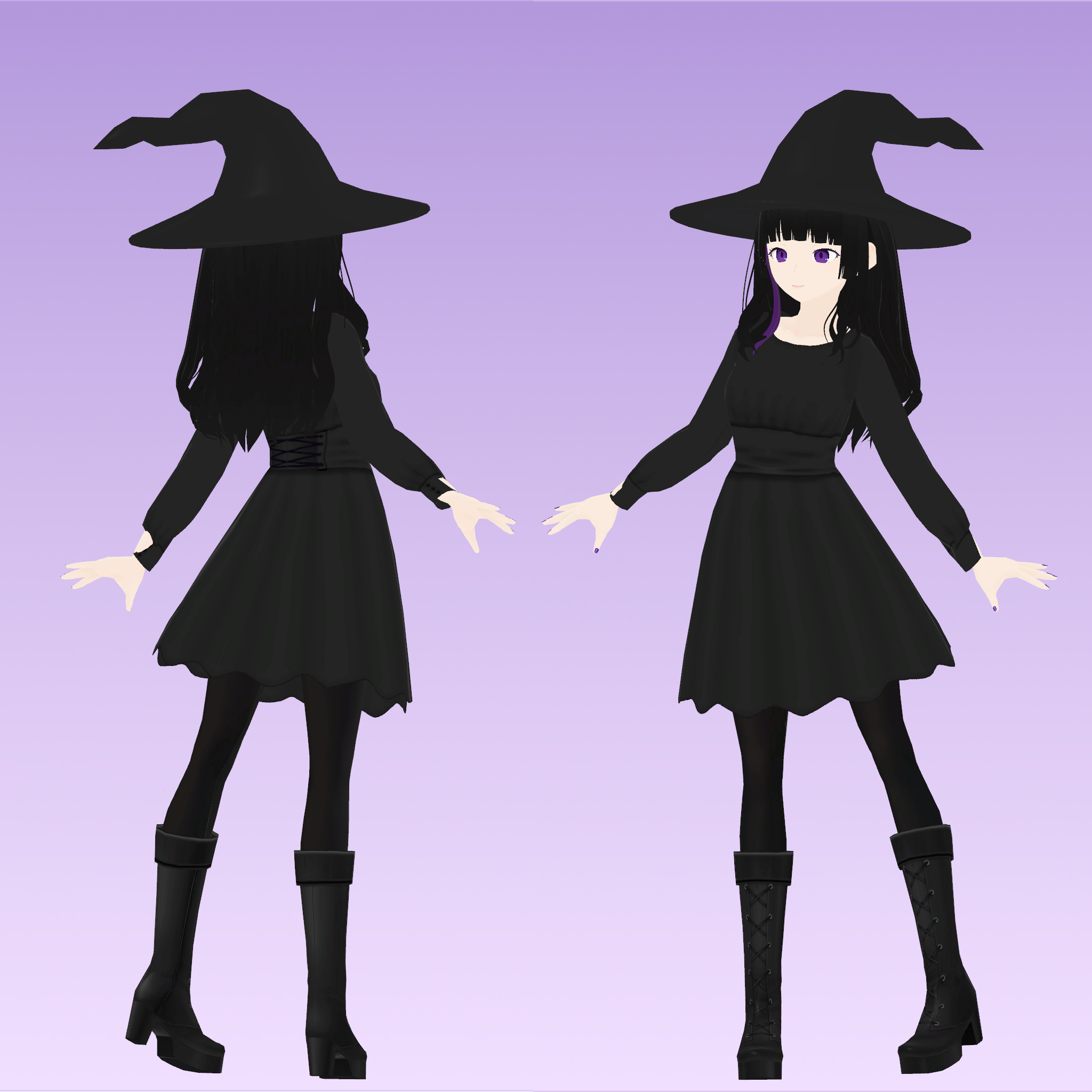 【無料】Calla（カラー）【VRChat想定・VRM】 - Violet-Fetish Clothing - BOOTH