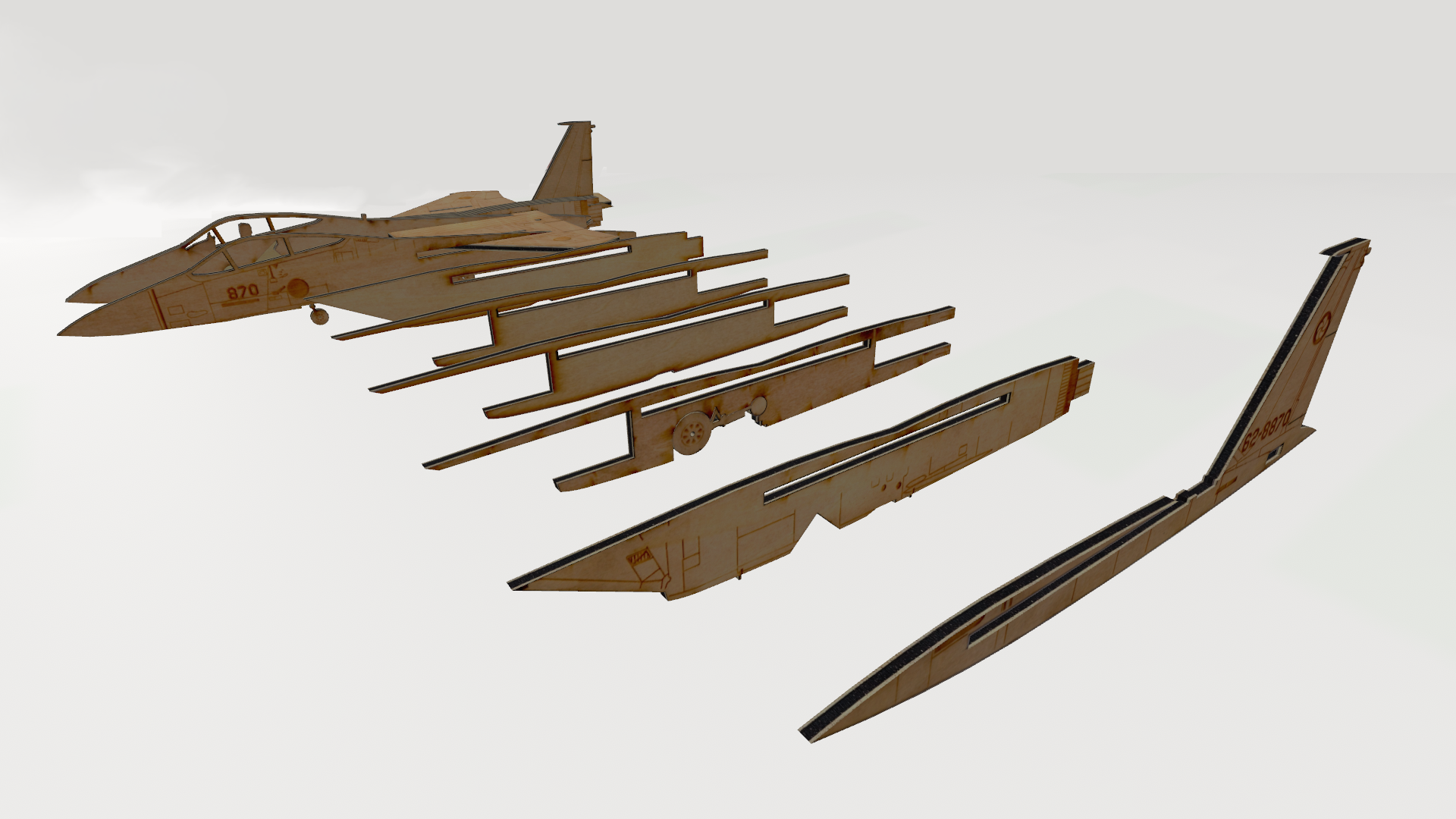 木製F-15Jの3D模型 - hassey39 - BOOTH