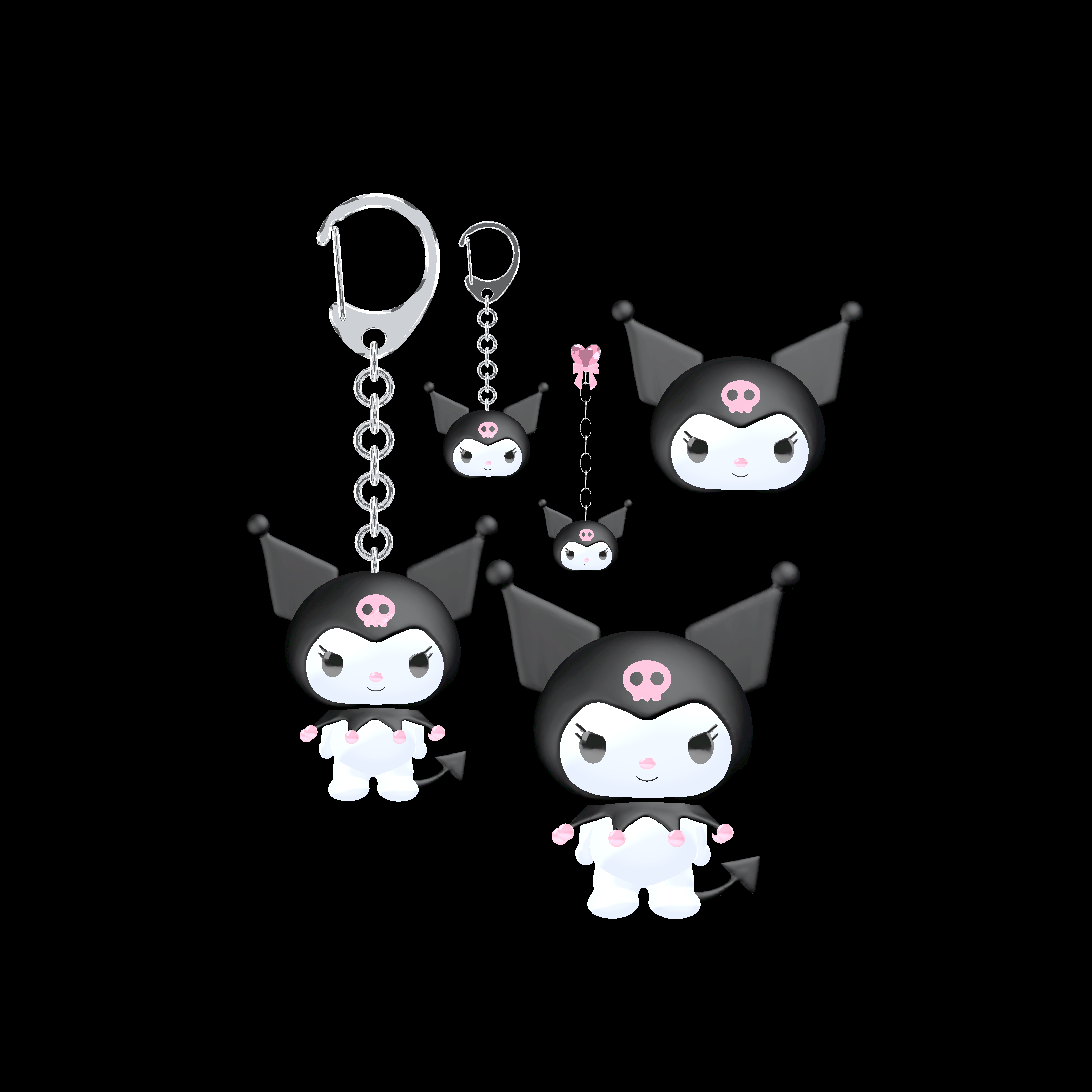 [Free] kuromi set - ROsE ONi - BOOTH