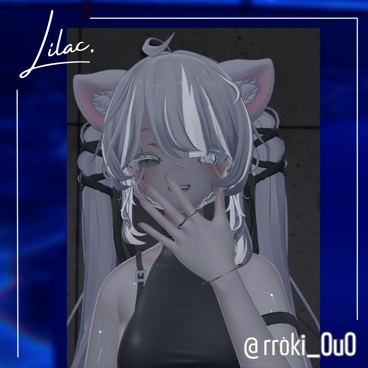 【VRChat】Simple Silver Hand Accessorys【14アバター対応】 - Lilac. - BOOTH