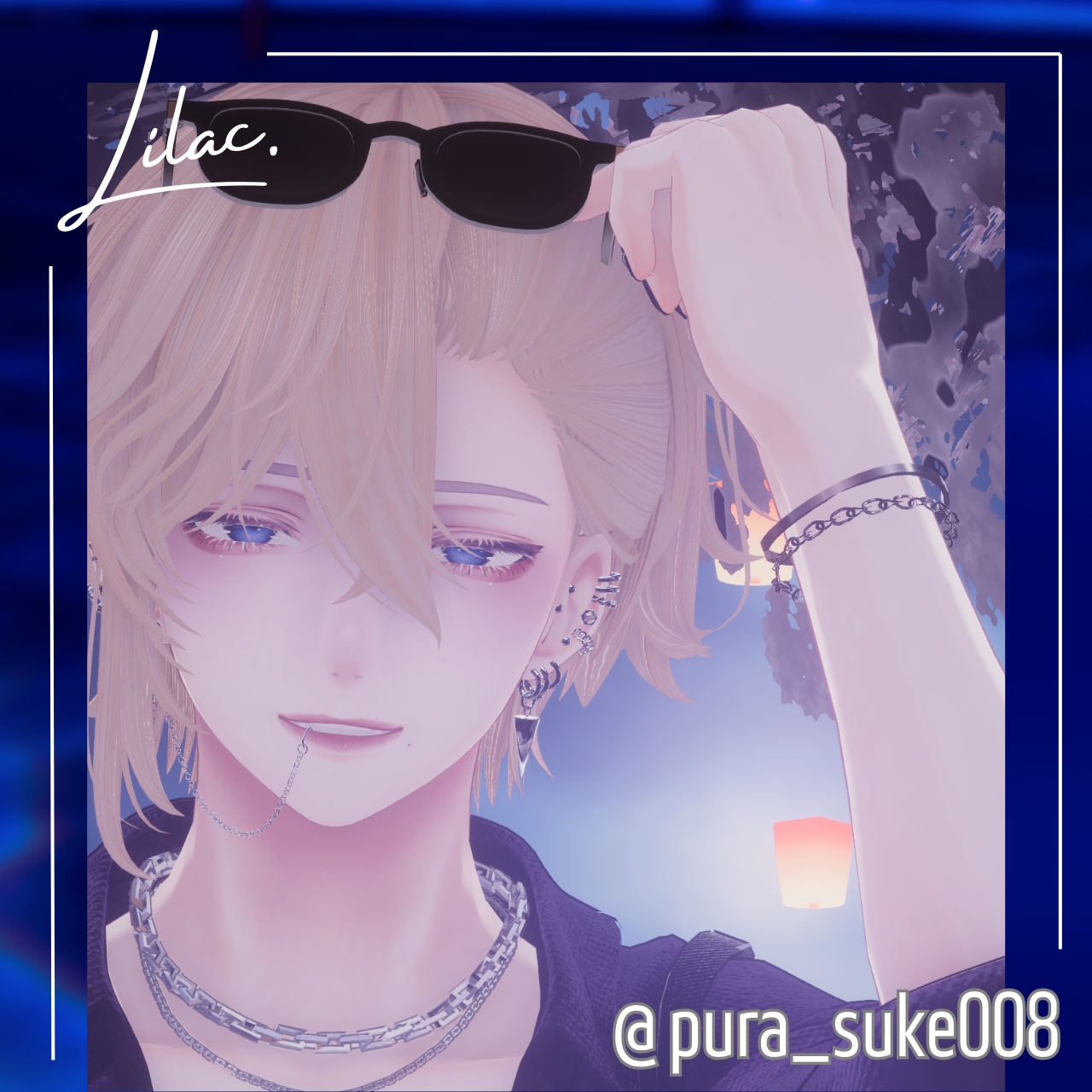 【VRChat】Simple Silver Hand Accessorys【14アバター対応】 - Lilac. - BOOTH