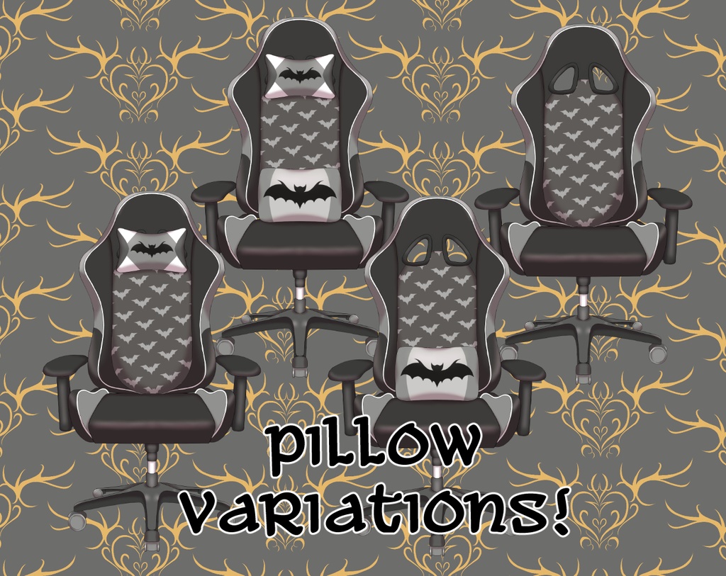 FREE Batty Chair Assets for Vtubers - Eryx & Agathos - BOOTH