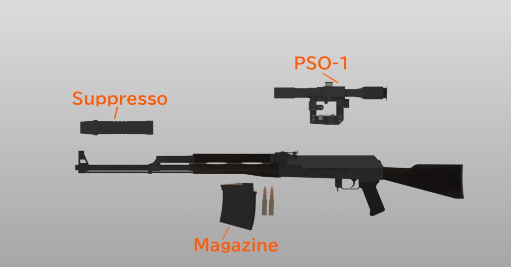76式狙撃銃 Zastava M76 Sniper Rifle - FARUQ Defense Industry - BOOTH