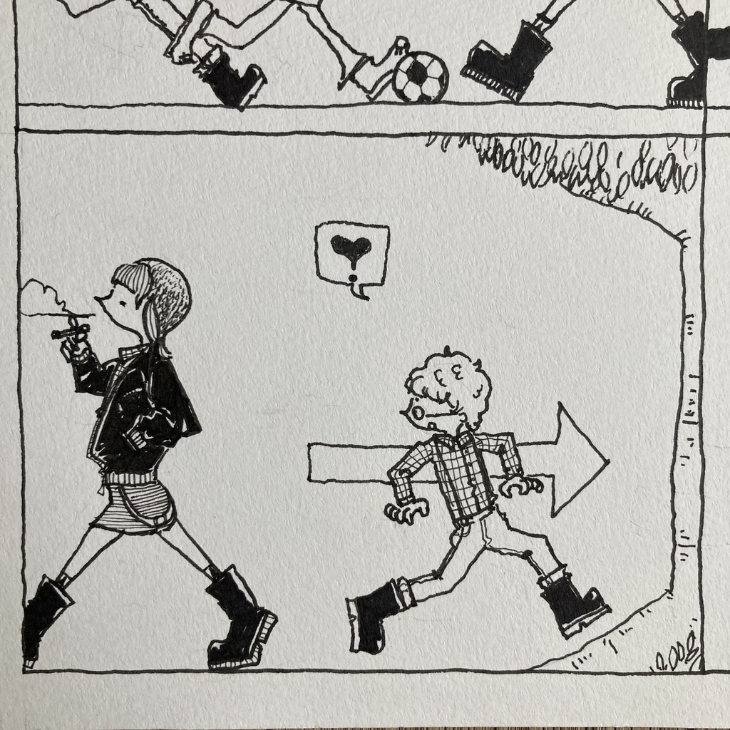 原画6枚セット 「小さな街の小さな出来事」 - mrym - BOOTH