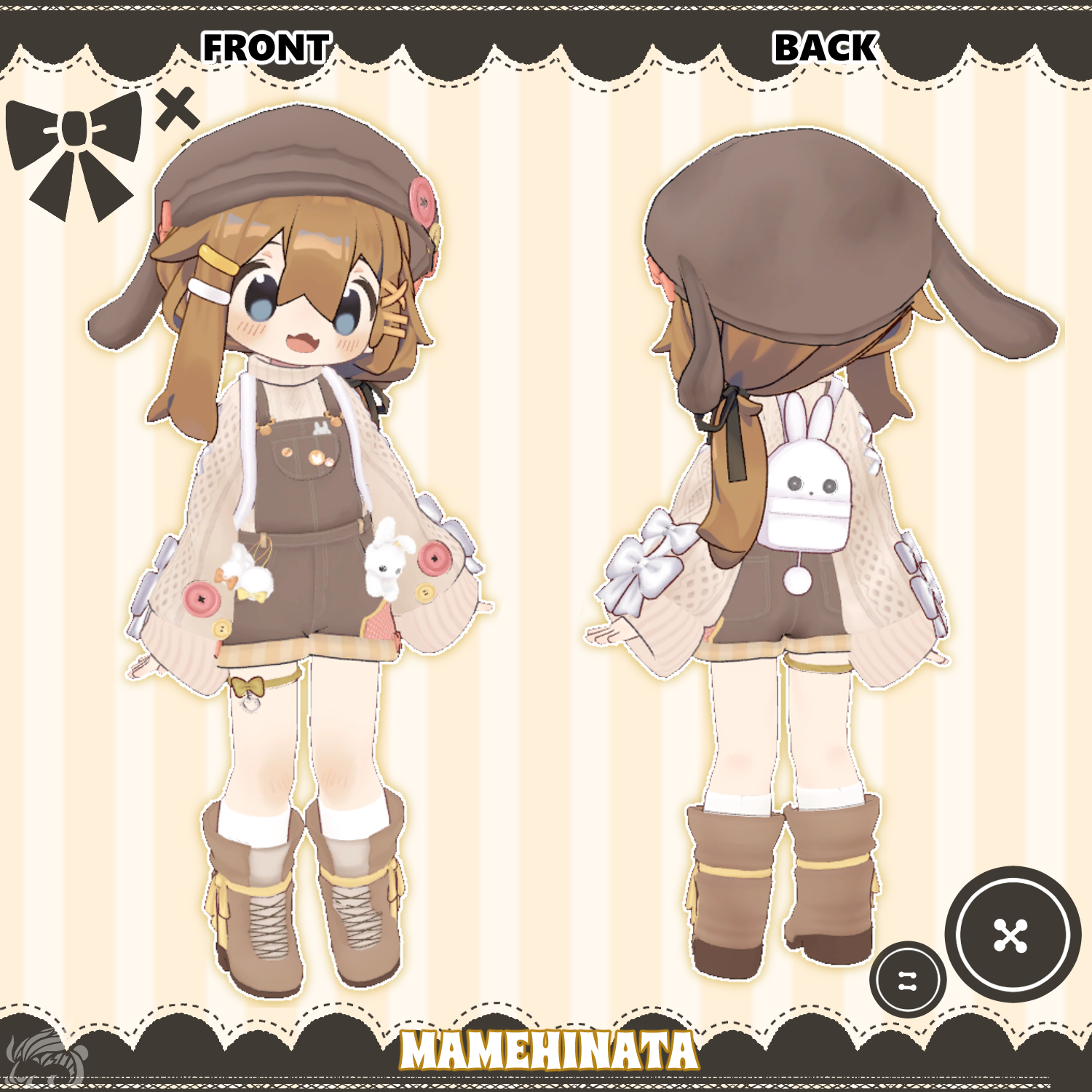 【7アバター対応】Urban Rabbit - PLUMARIUM - BOOTH