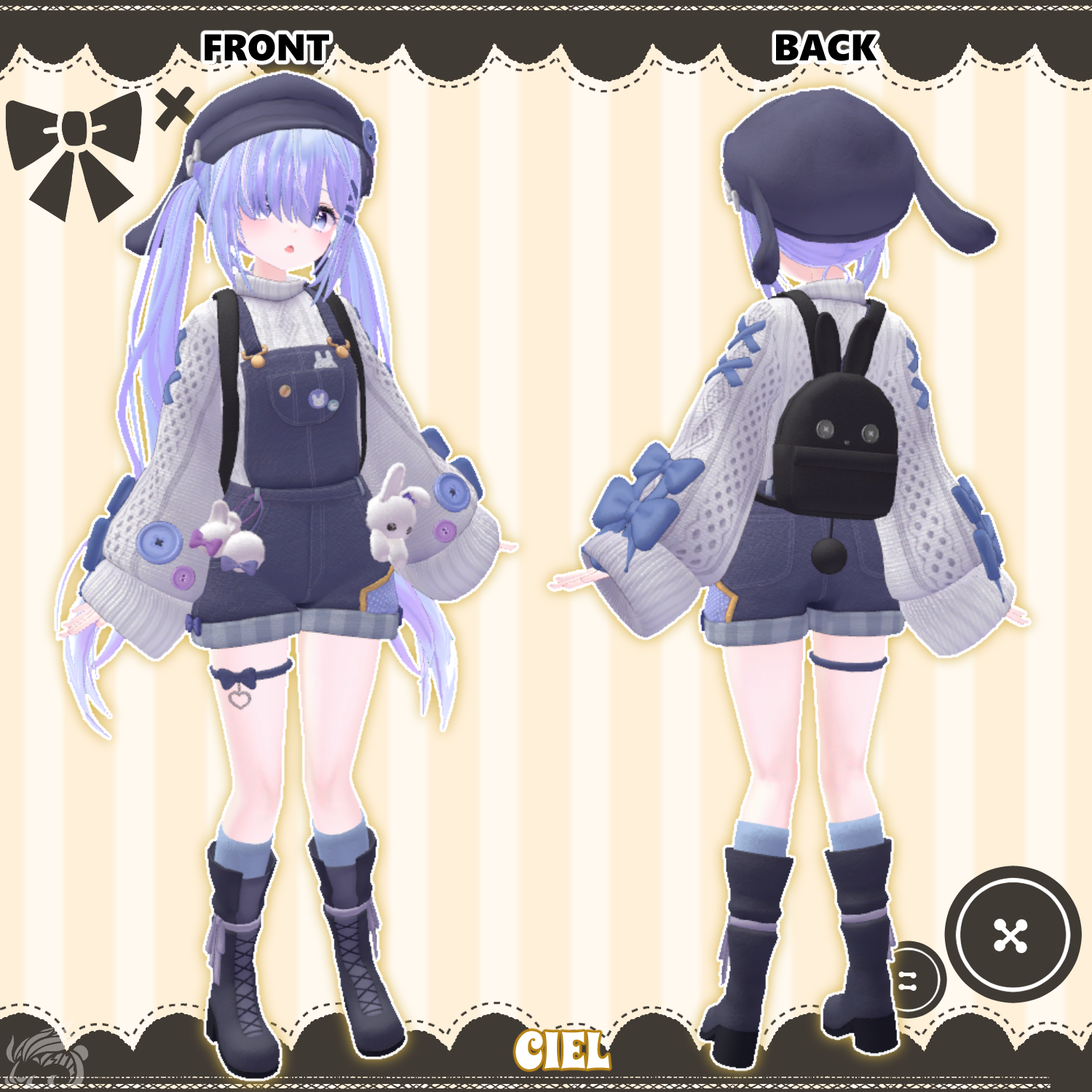 【7アバター対応】Urban Rabbit - PLUMARIUM - BOOTH