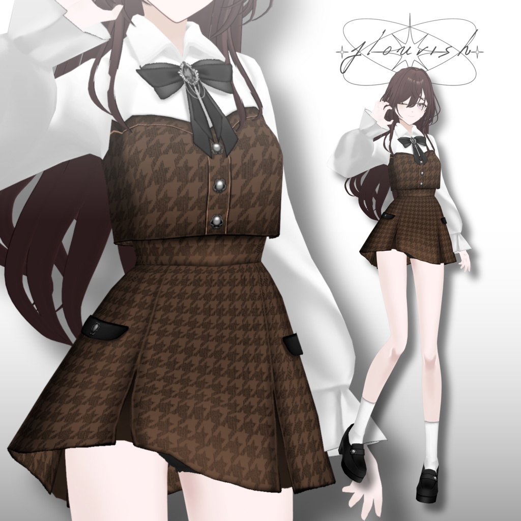 [#VRoid] Autumn set up - flourish - BOOTH