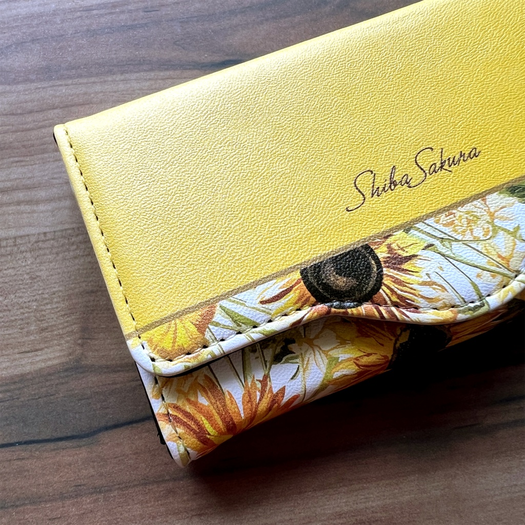 夏のひまわりのキーケース イエロー ひまわり 花 夏 キーケース - shibasakura - BOOTH