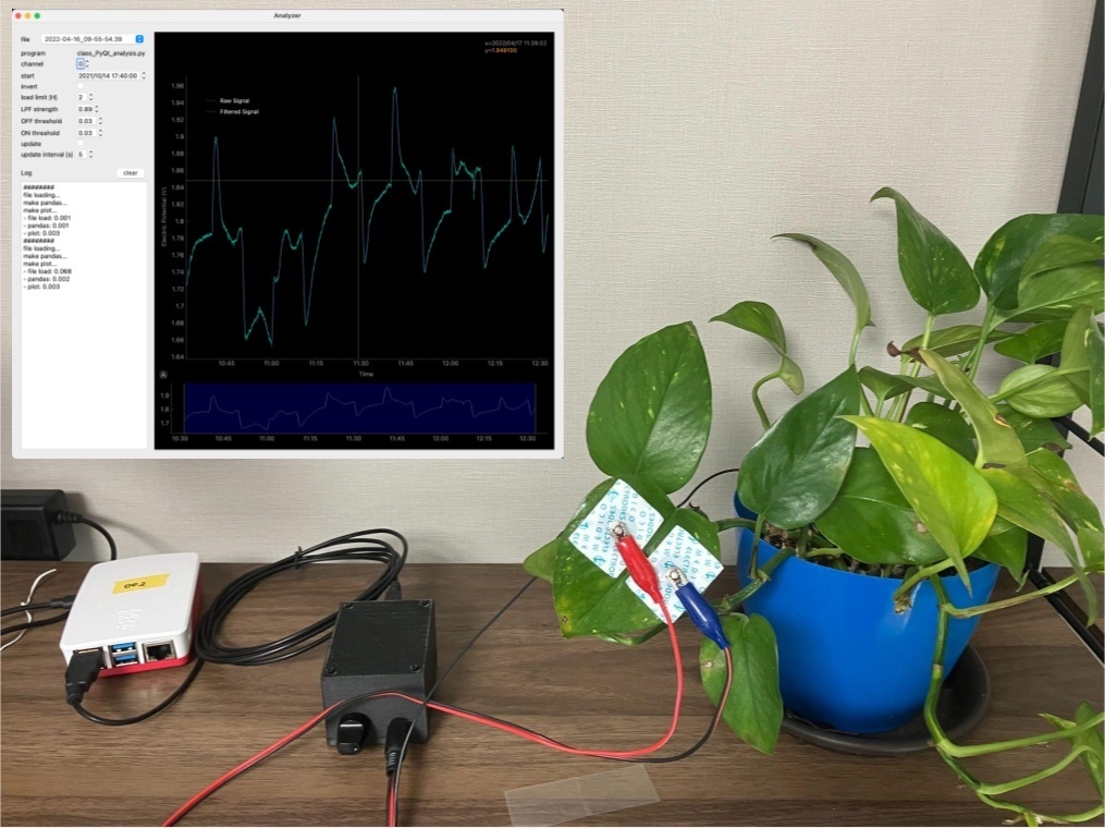 植物生体電位測定をオープンにするプロジェクト - kiyu-shop - BOOTH