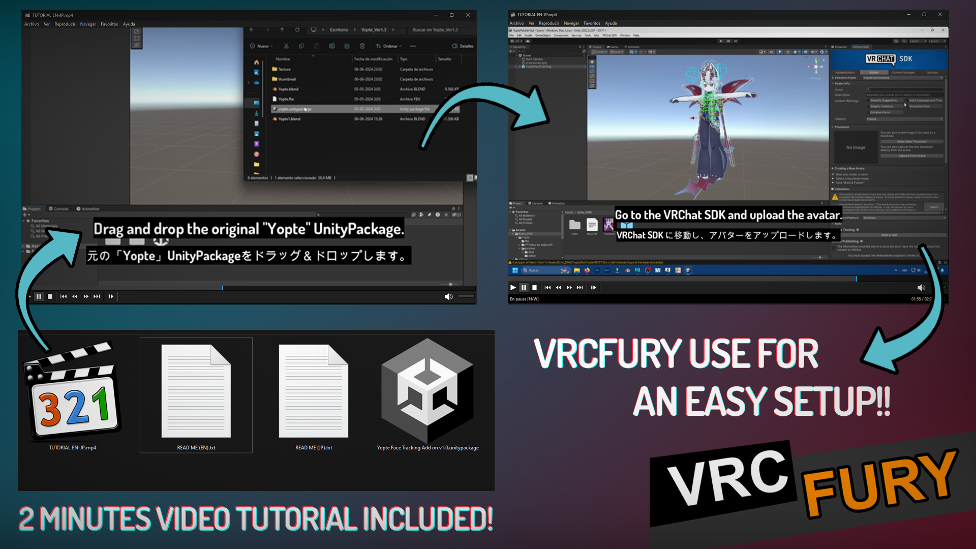 [ VRChat ] ヨプテ | フェイストラッキング アドオン - Echo_DNG - BOOTH