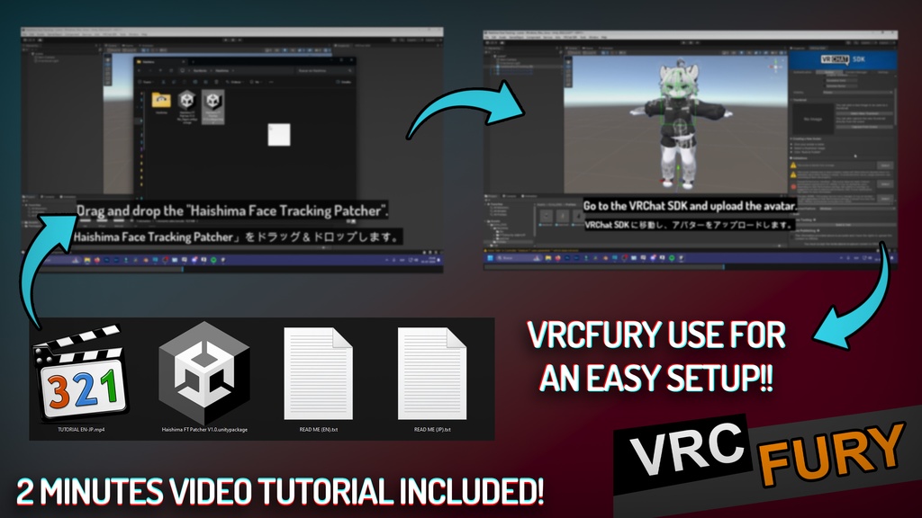 [ VRChat ] 灰島-haishima- | フェイストラッキング アドオン - Echo_DNG - BOOTH