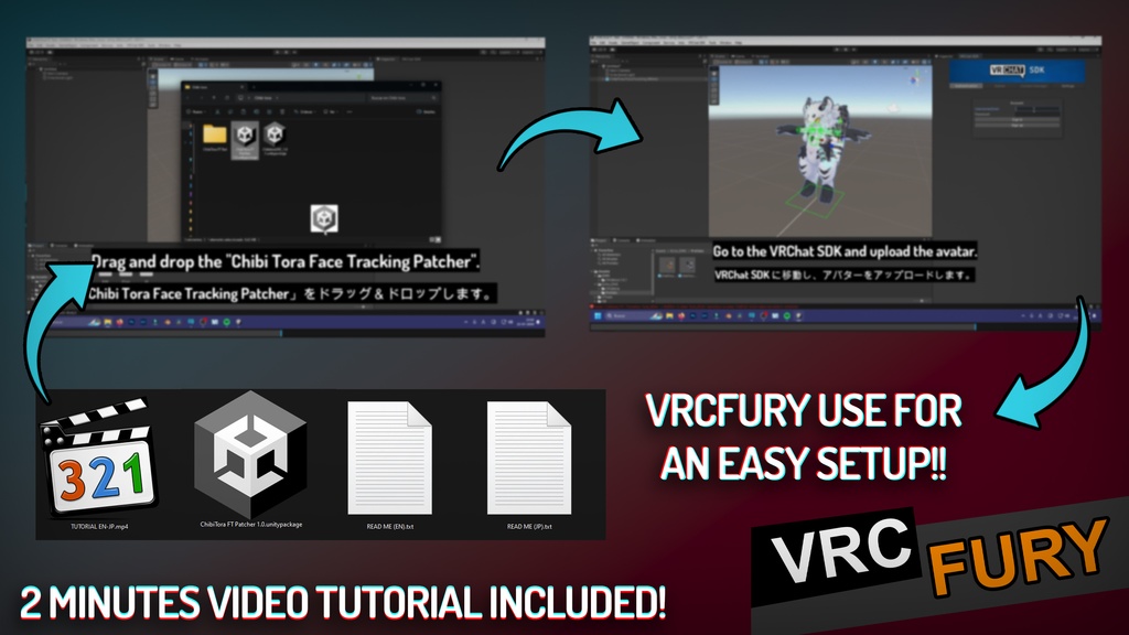 [ VRChat ] ちびとら | フェイストラッキング アドオン - Echo_DNG - BOOTH