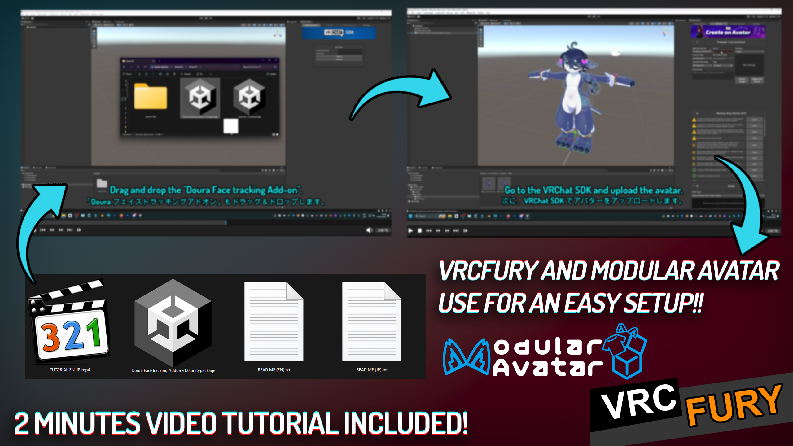 [ VRChat ] ドウラ | フェイストラッキング アドオン - Echo_DNG - BOOTH