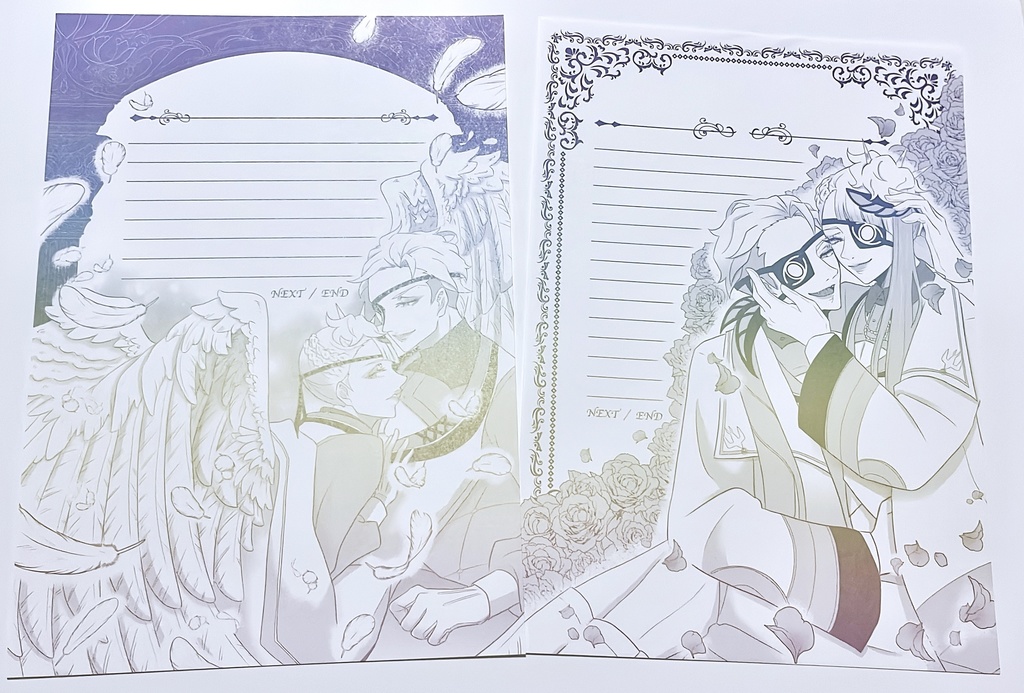 グラデ便箋 - uni* - BOOTH