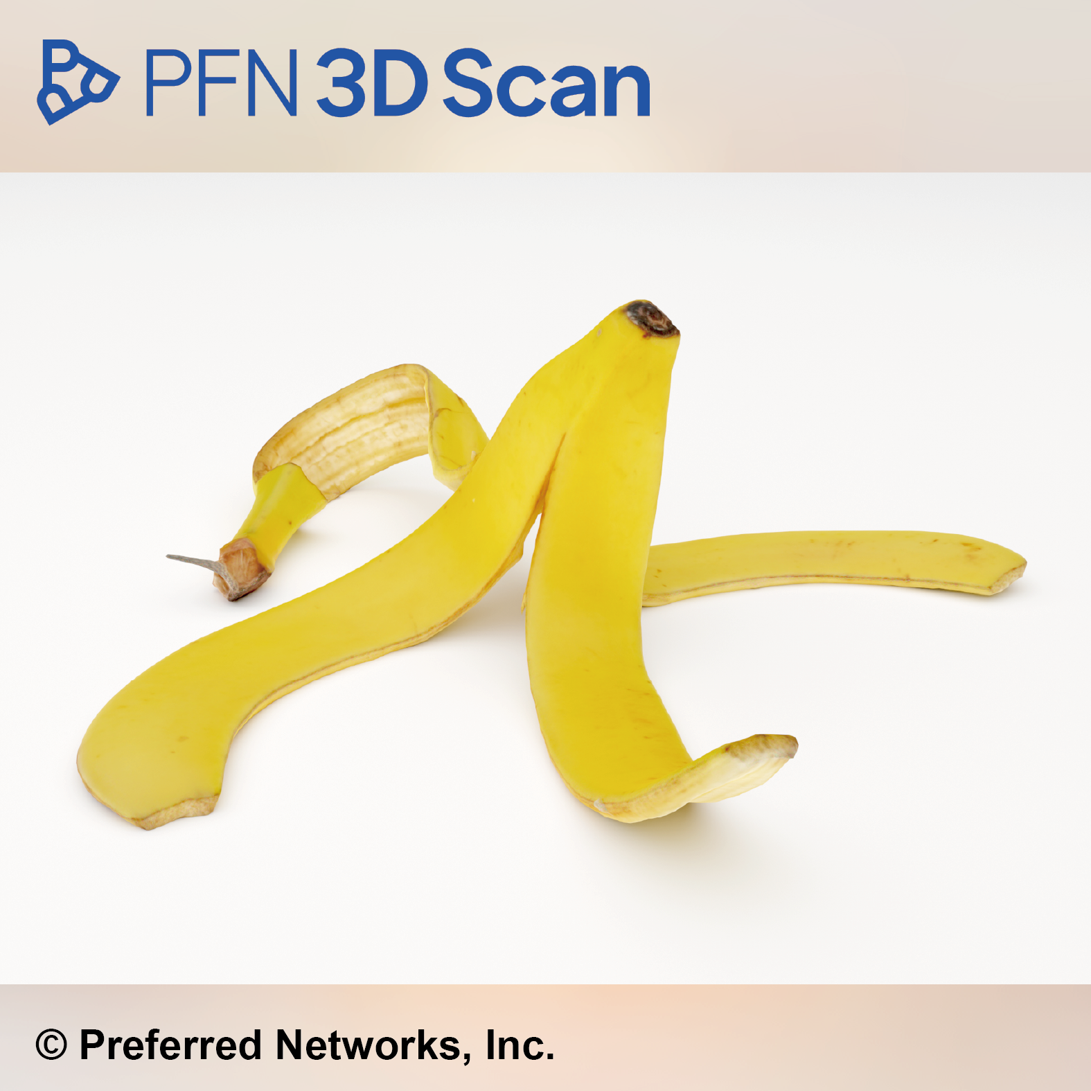 【PFN 3D Scan】バナナの皮 - PFN 3D Scan 公式 - BOOTH