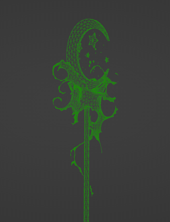 Moon Staff - Rusty's Assets - BOOTH