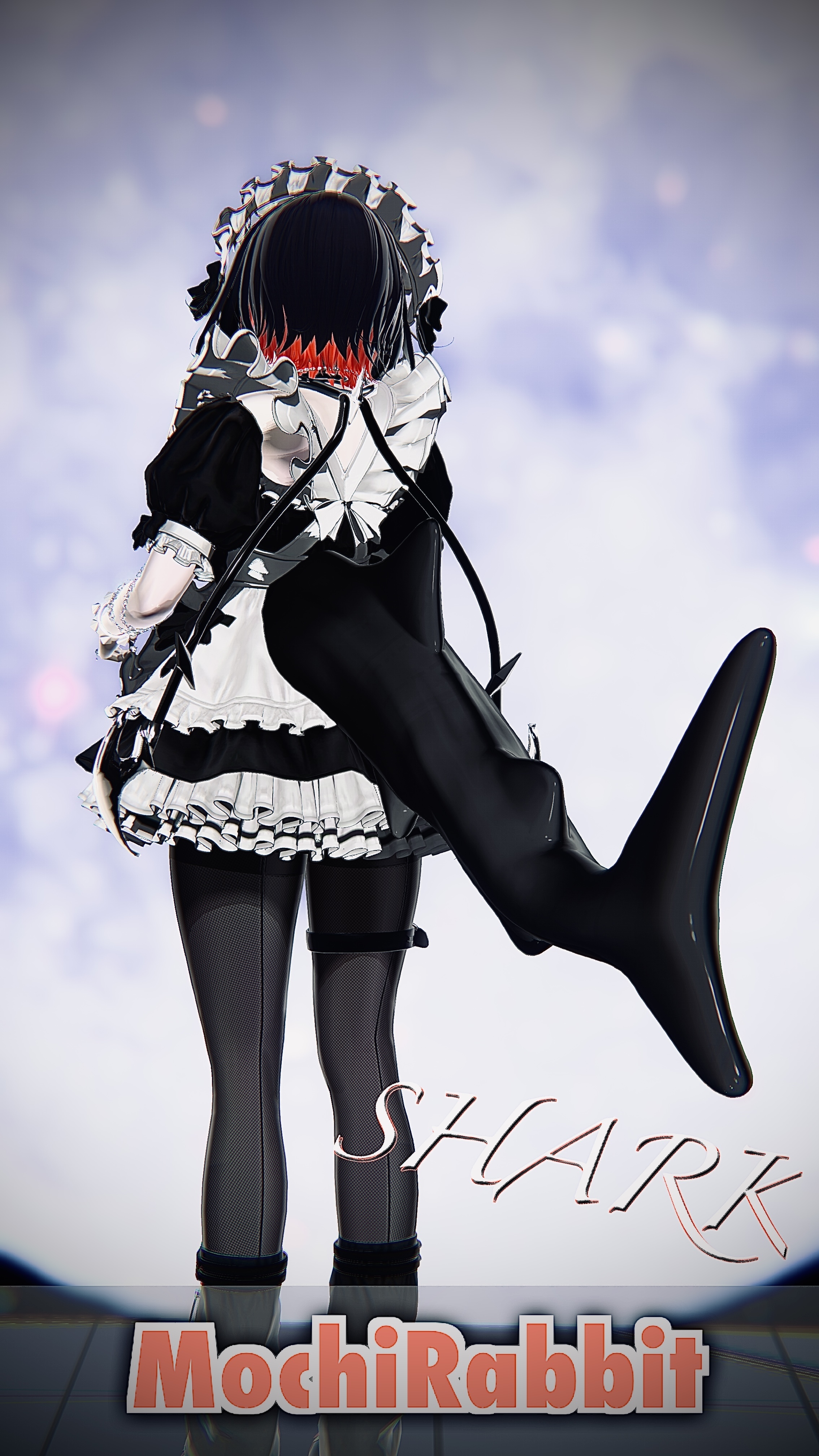 [FREE] メイドのサメちゃん！【ショップフォロワー200人記念！！】 - #MochiRabbit /もちうさぎ - BOOTH