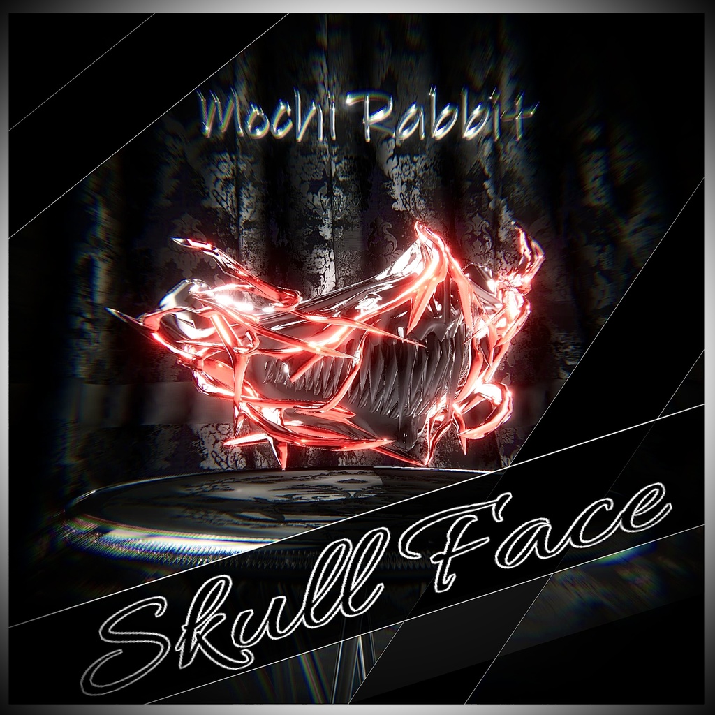 Skull Face[5 Avatars] - #MochiRabbit /もちうさぎ - BOOTH
