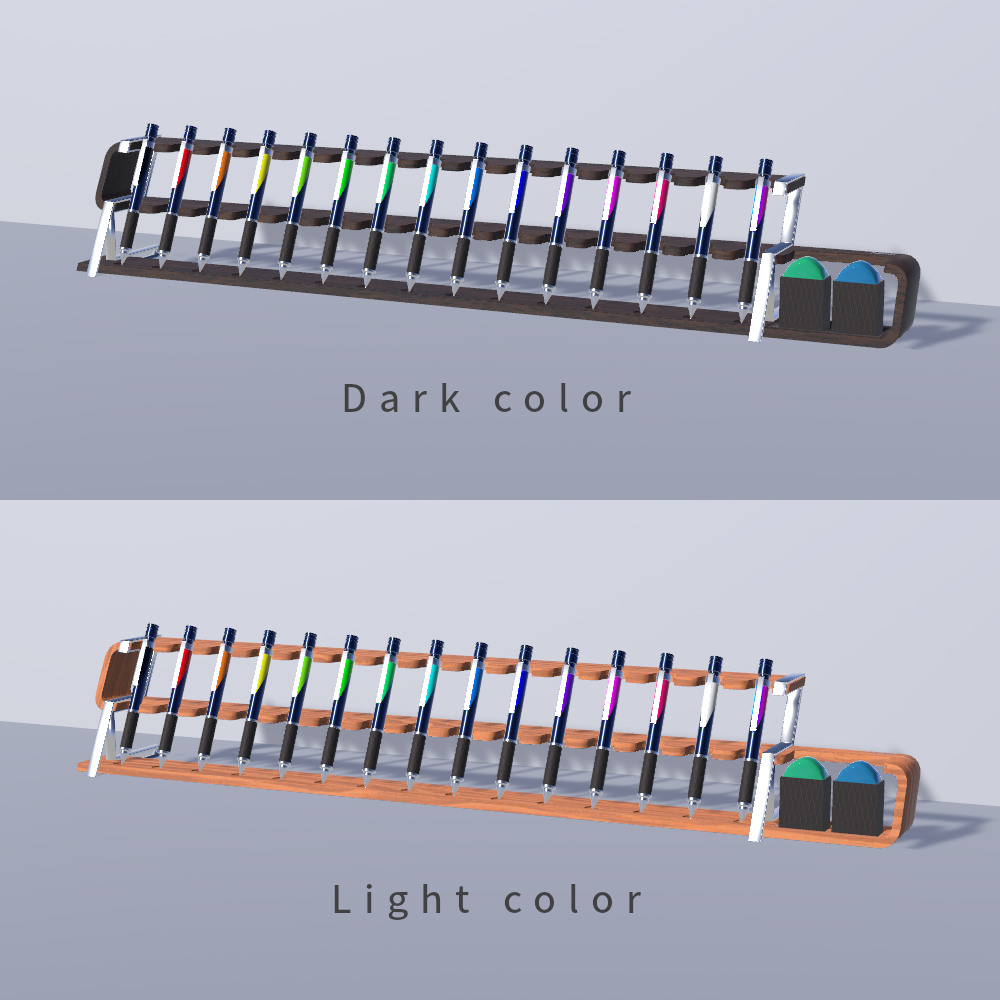 【無料QvPen差し替えモデル】Metal mechanical QvPen & Wood stand - ふあにあーしょっぷ - BOOTH