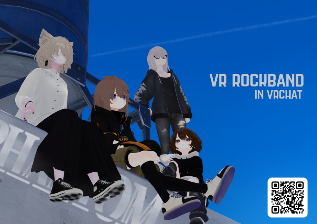 【無料】バンドポスター2 - PHANTOM - BOOTH