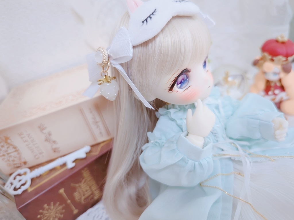 チャーム付きリボン(苺)/ドール用アクセサリー - おつきみ茶屋 - BOOTH