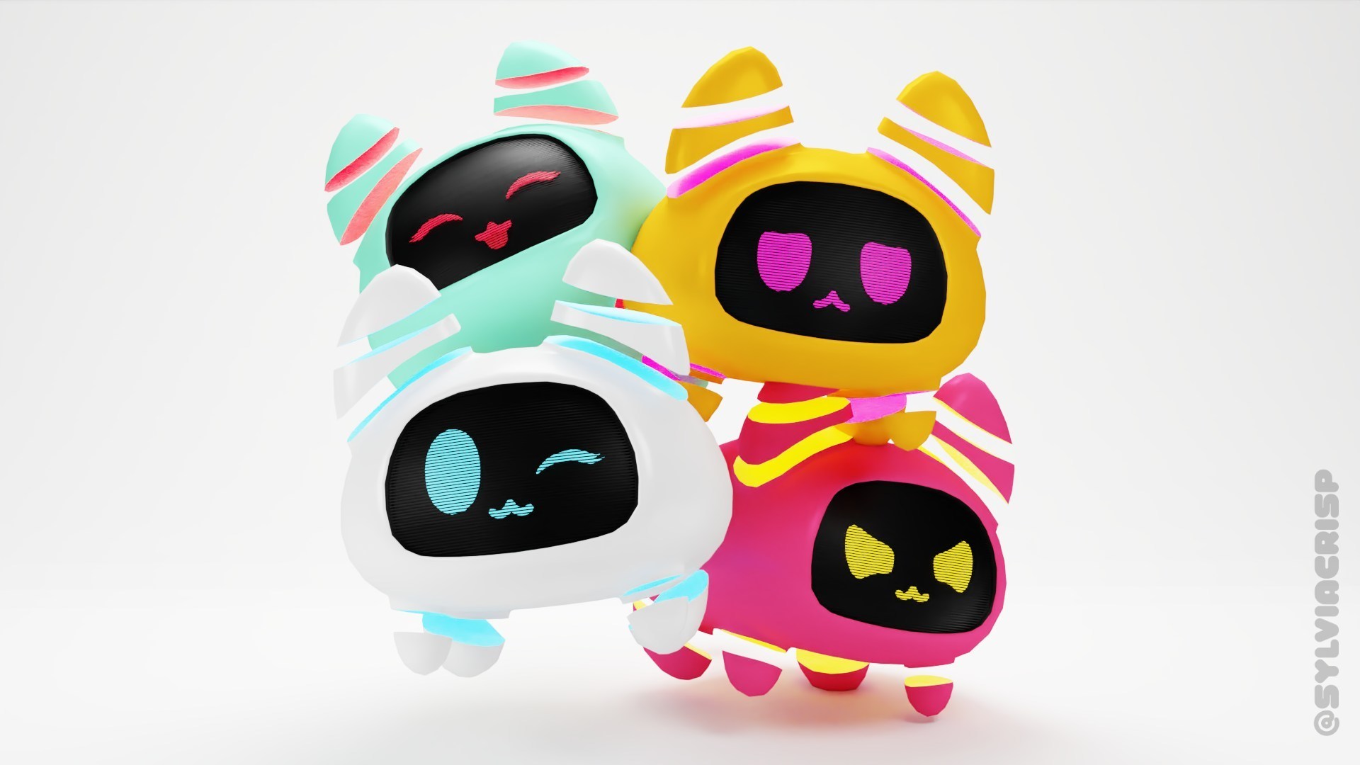 Robo Hoverkitty [VRCHAT] ロボホバーキティ【VRCHAT - SylviaCrisp - BOOTH