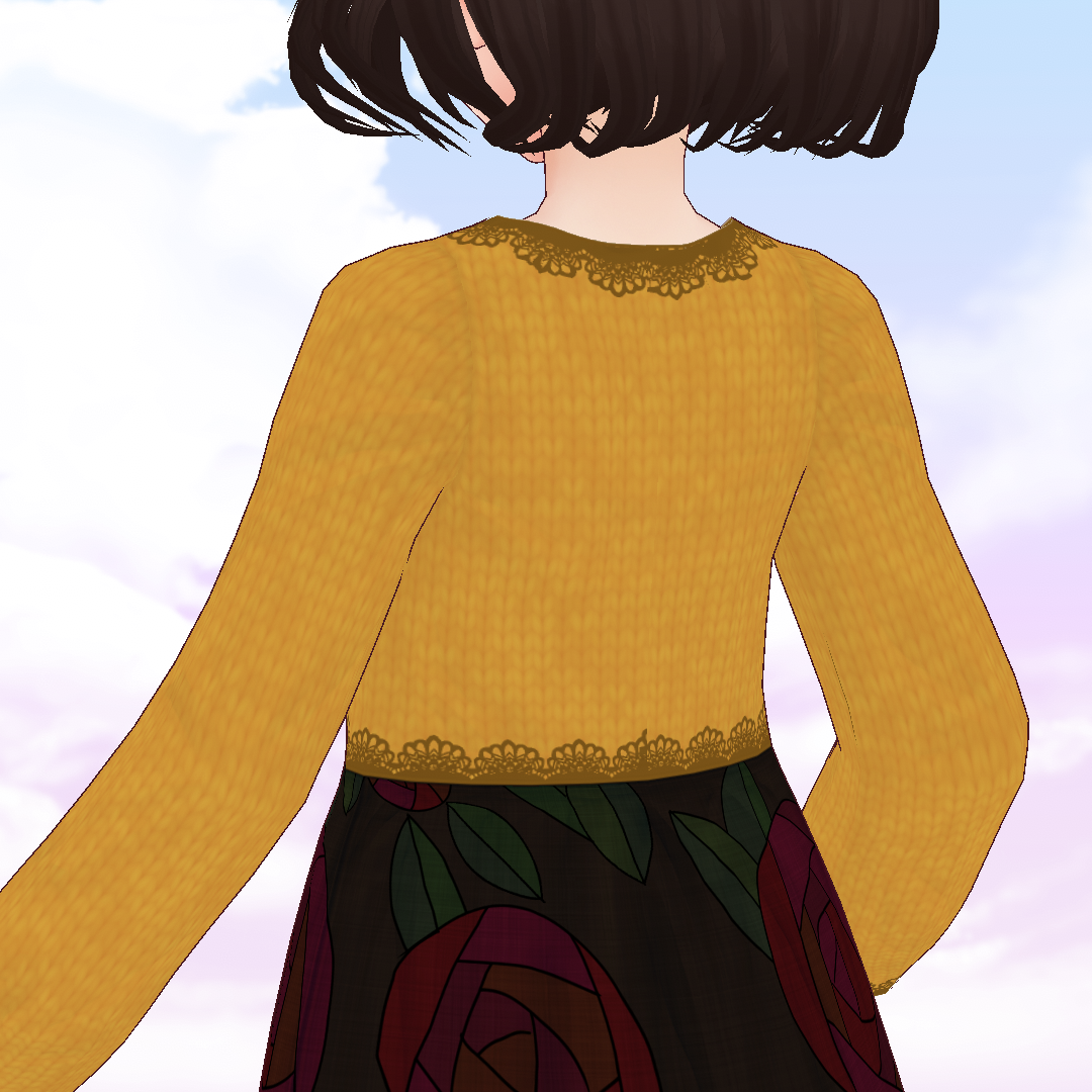 [Free/無料] VRoid lace cardigan texture / Texture de cardigan pour VRoid ...