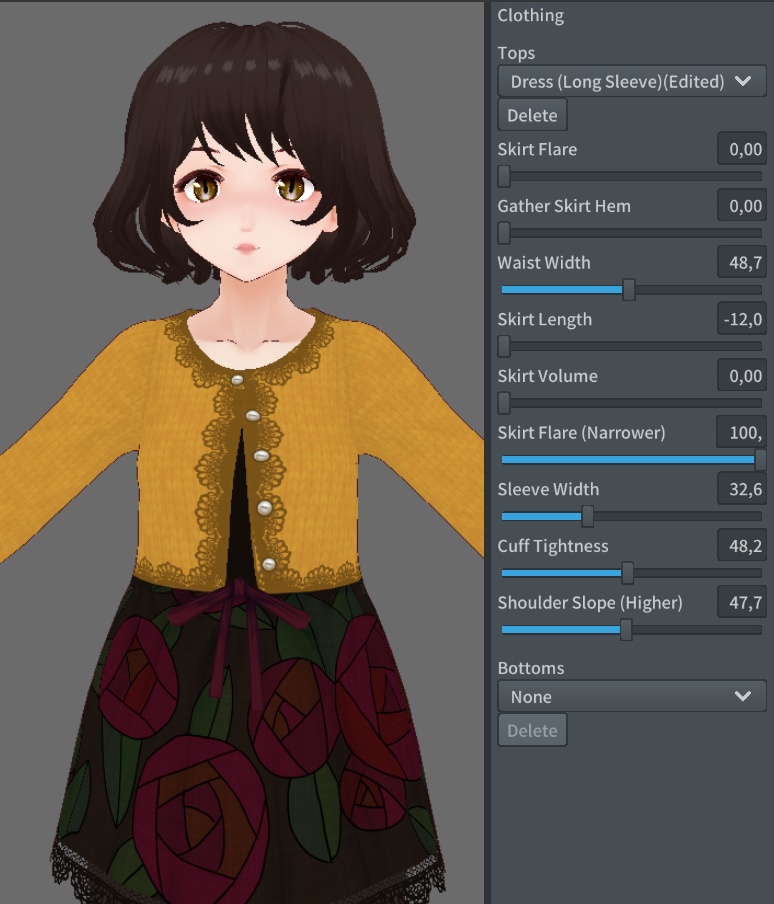[Free/無料] VRoid lace cardigan texture / Texture de cardigan pour VRoid ...