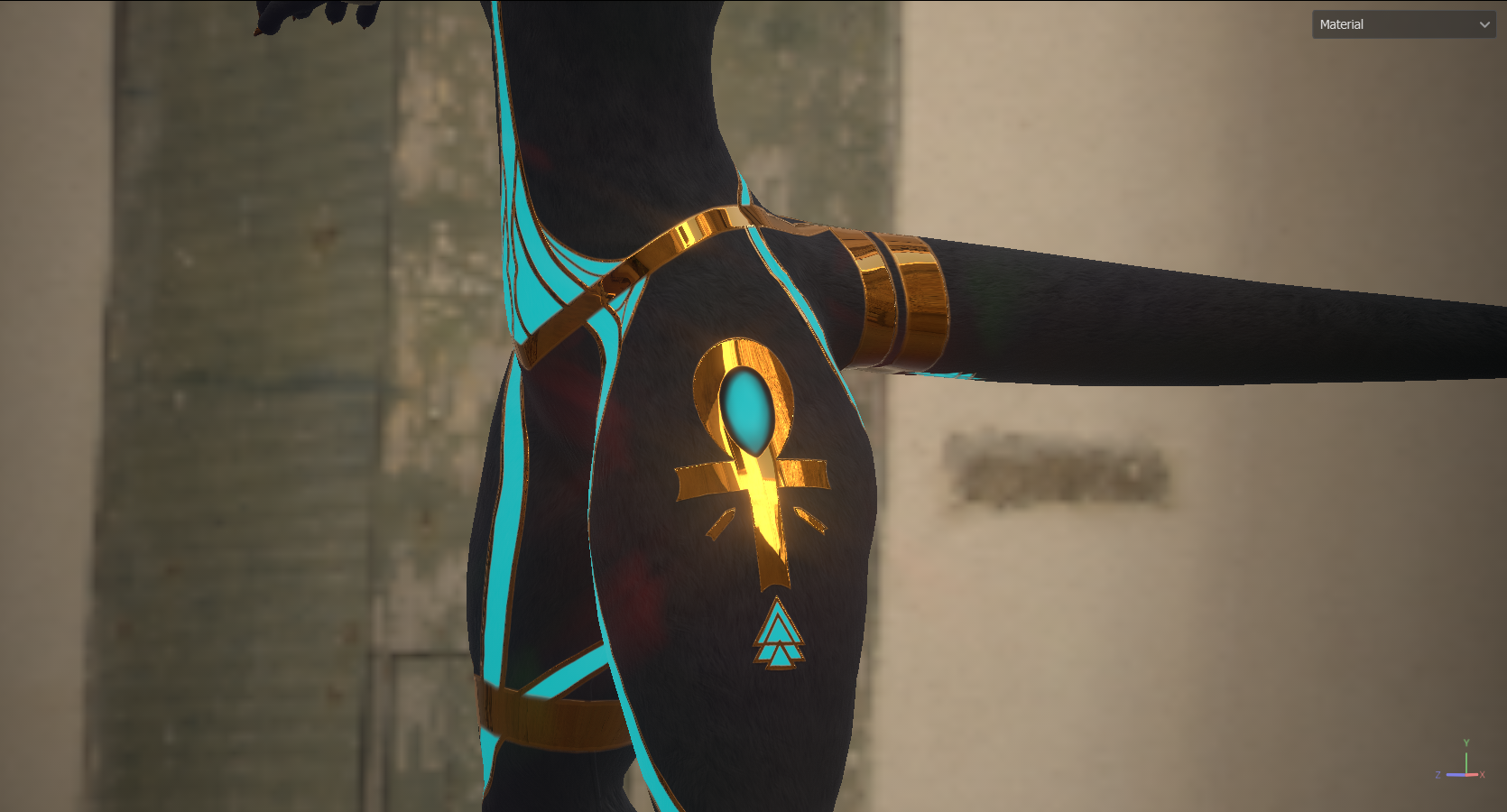 Deuzear Anubian Texture FREE (VRChat,Audiolink,Emission,Matcap) - Zhaj ...