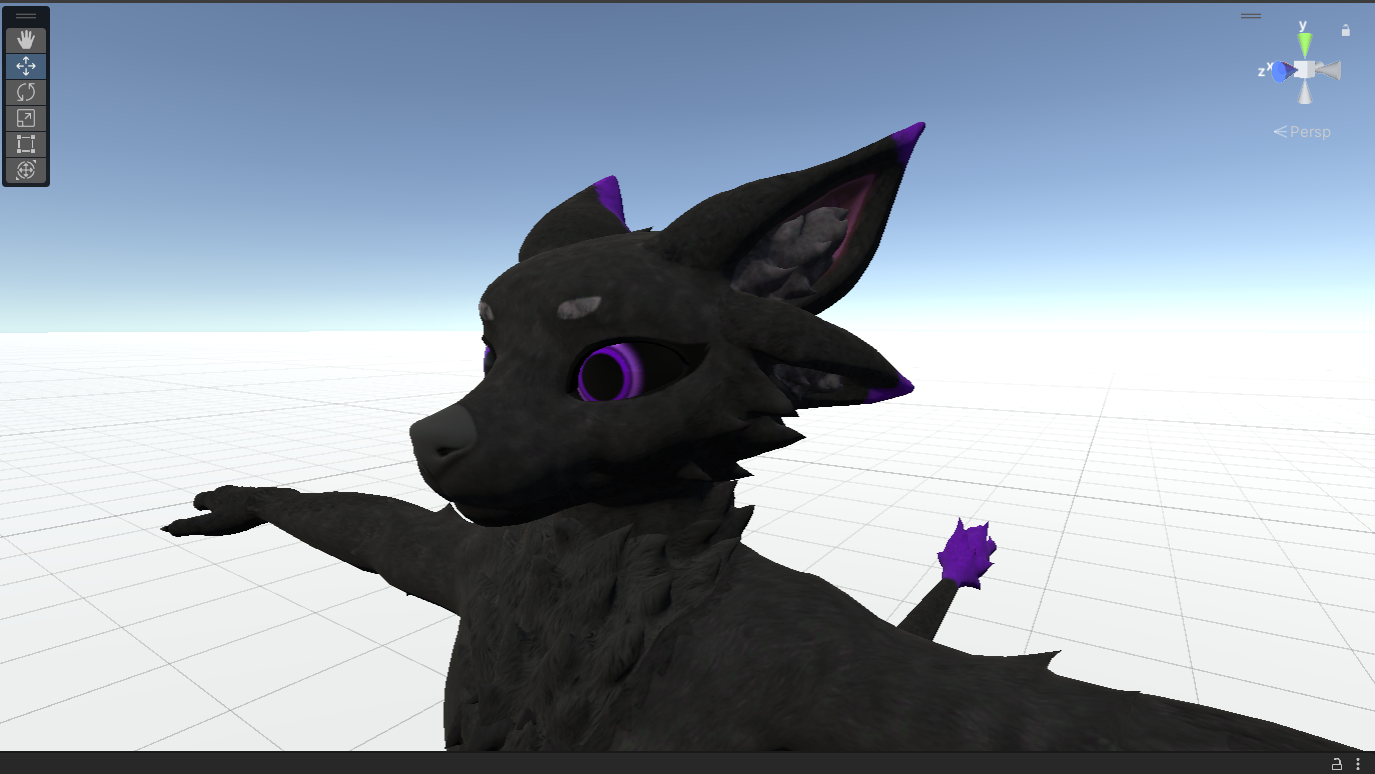 Deuzear Enderman Texture FREE (VRChat,Audiolink,Emission,Matcap) - Zhaj ...