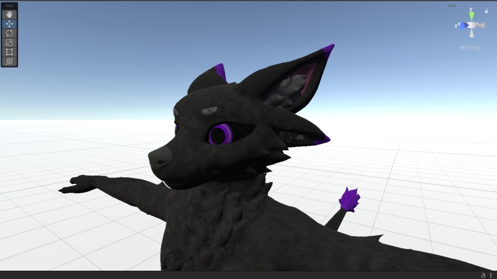 Deuzear Enderman Texture FREE (VRChat,Audiolink,Emission,Matcap) - Zhaj ...