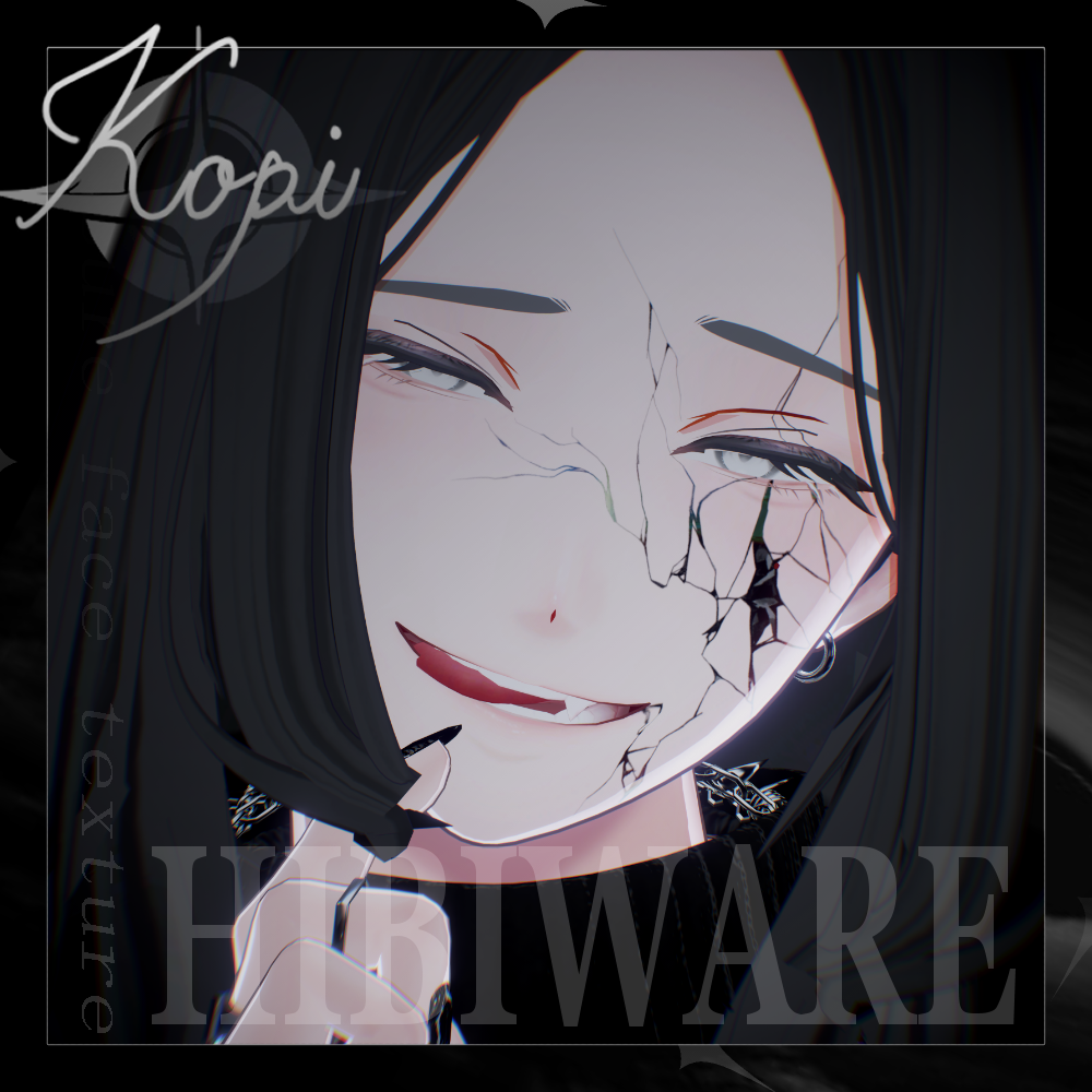【VRchat】HIBIWARE / face texture - NOVA STELLA - BOOTH