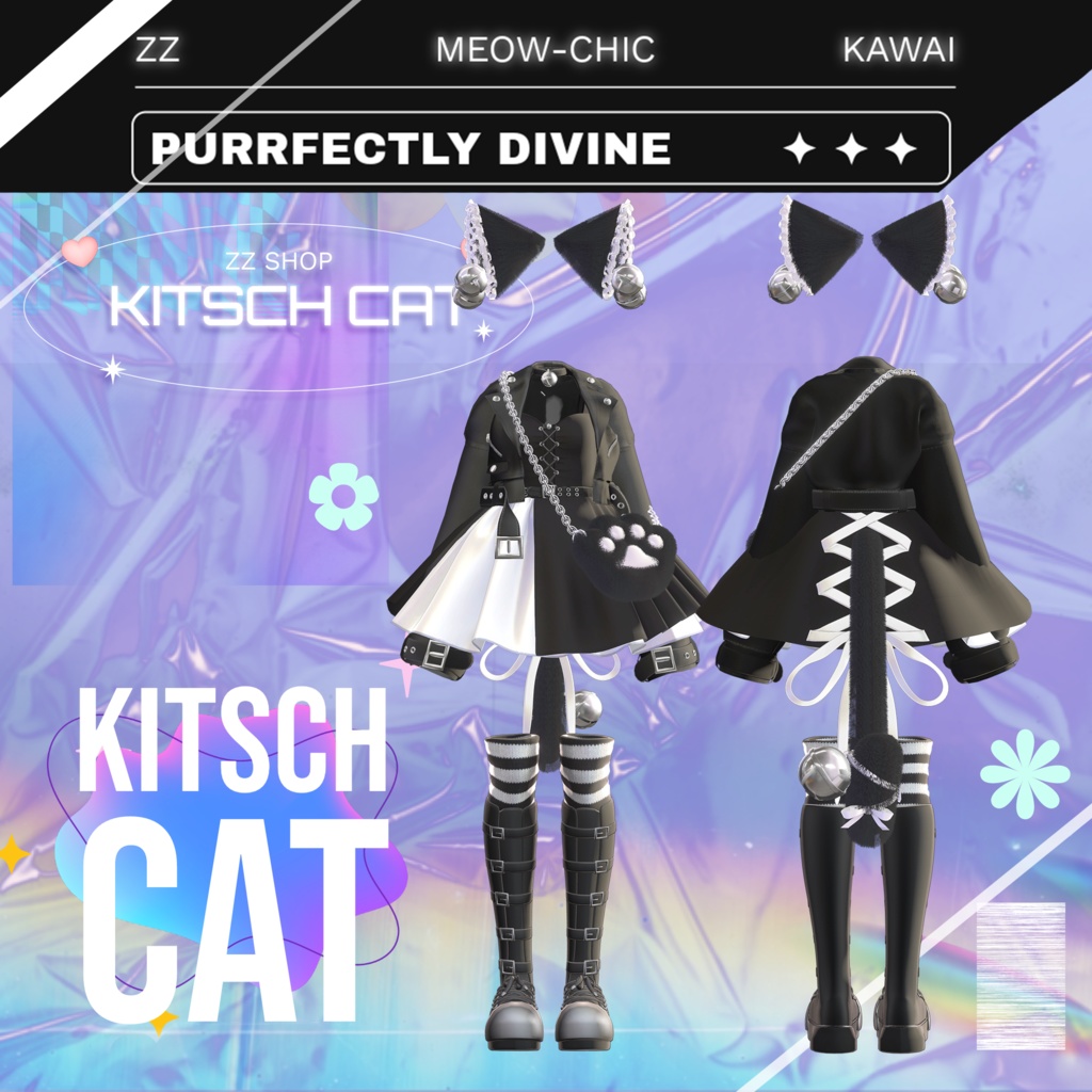 [LIME(ライム) ] Kitsch Cat set up - ZZ - BOOTH
