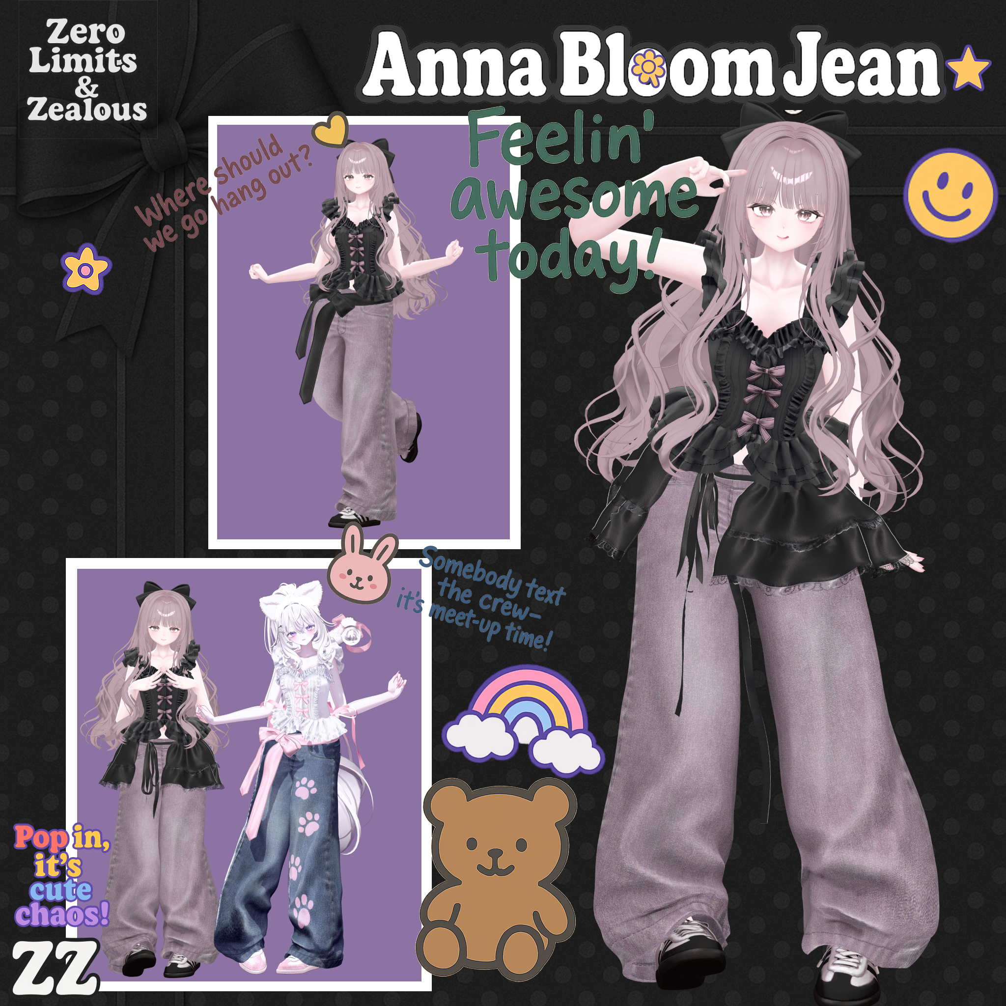 Anna Bloom Jean (11アバター対応) - ZZ - BOOTH