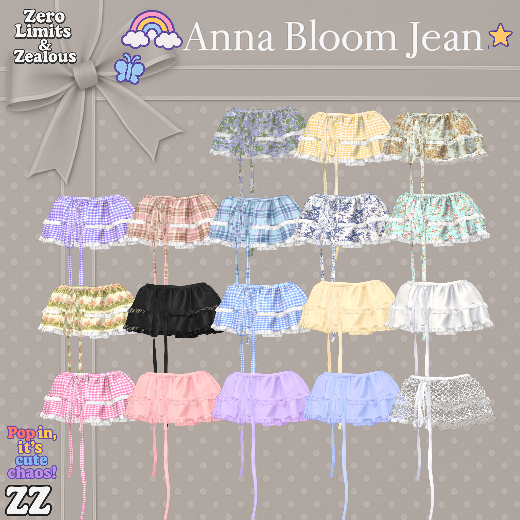 Anna Bloom Jean (11アバター対応) - ZZ - BOOTH