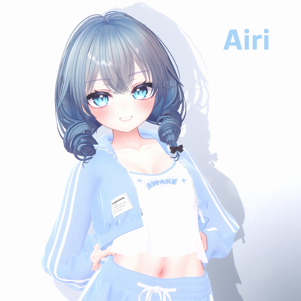 [11 Avatars] Braid Roll Hair - KitsuZuri - BOOTH