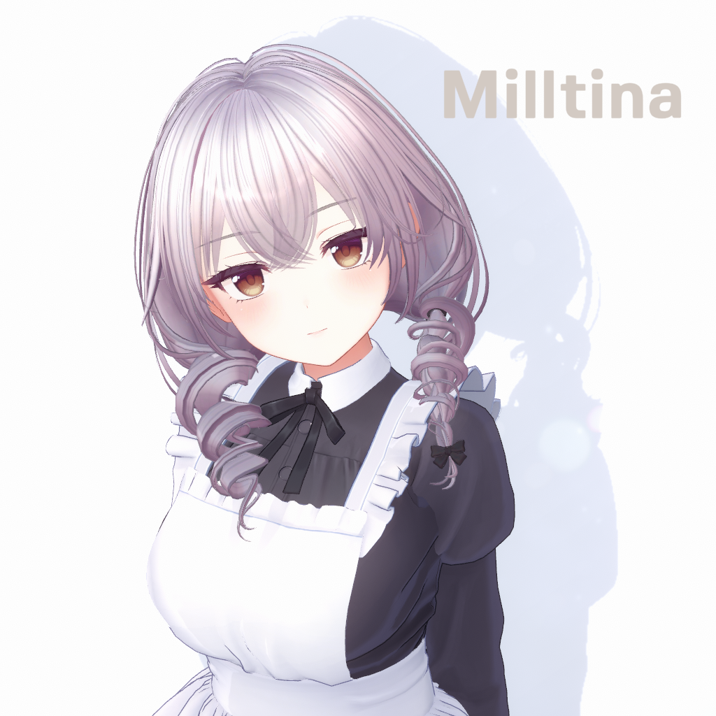 [11 Avatars] Braid Roll Hair - KitsuZuri - BOOTH
