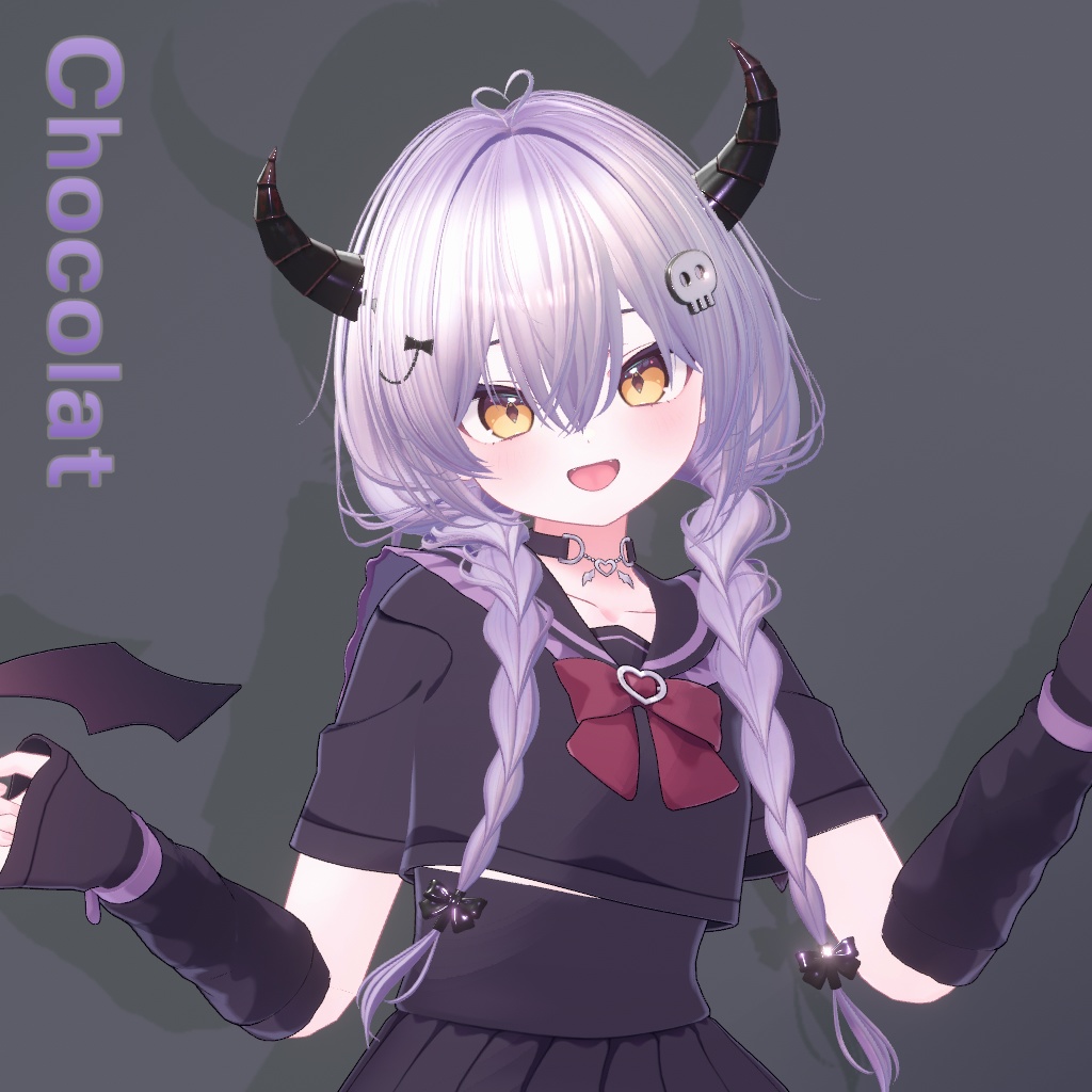 [11 Avatars] Twin Braid Hair - KitsuZuri - BOOTH