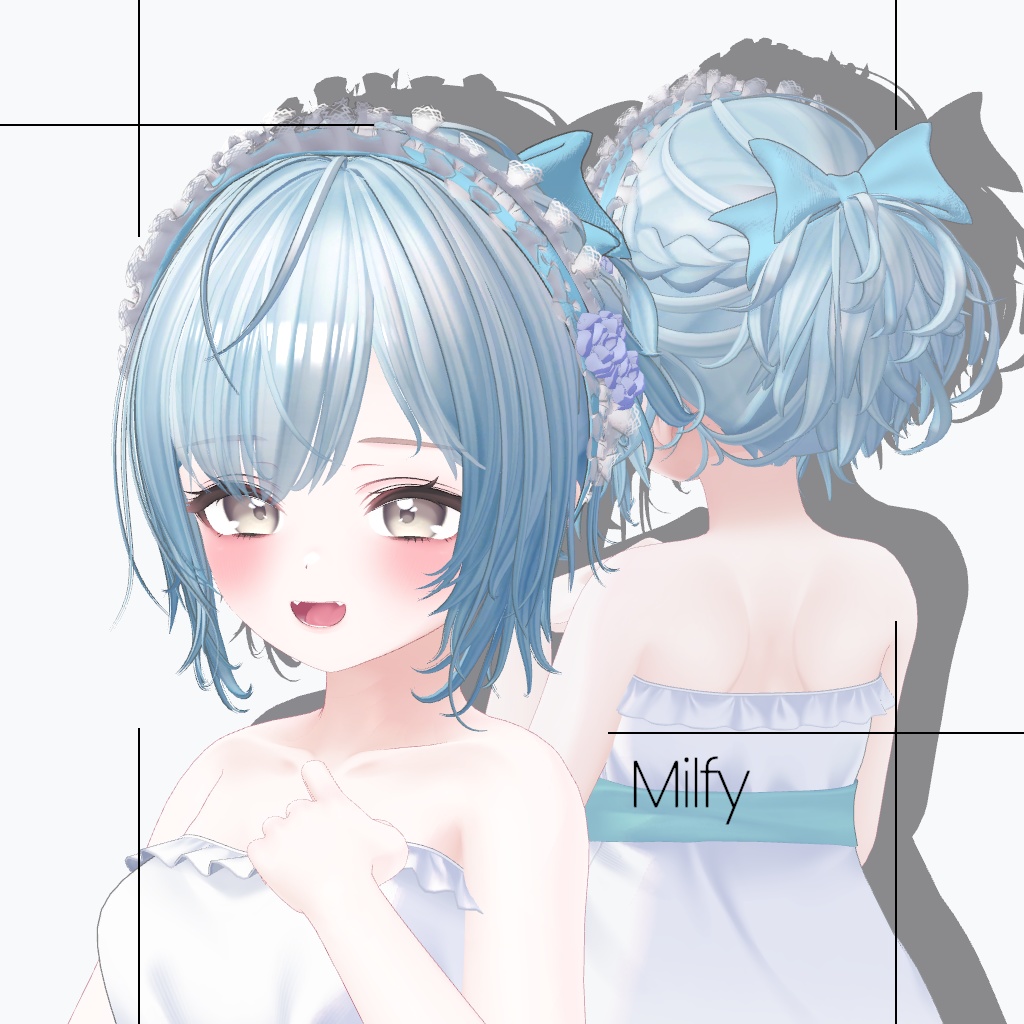 [12 Avatars] Noa Hair - KitsuZuri - BOOTH