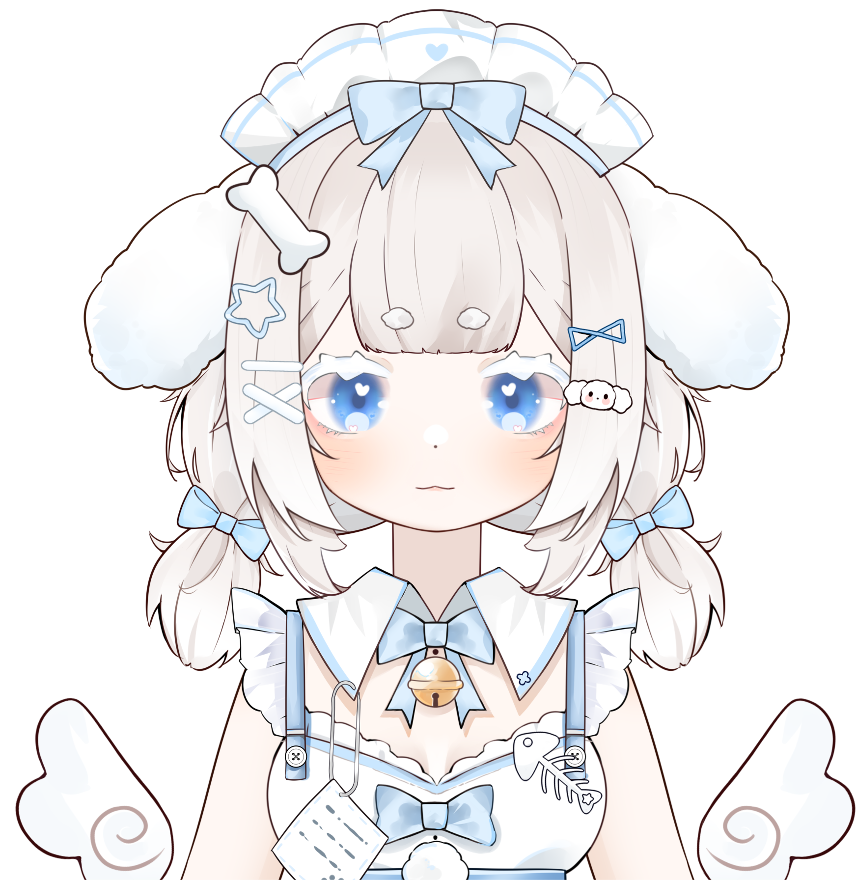 Premade Live2d Model / Dog Maid Girl - premadelive2d - BOOTH