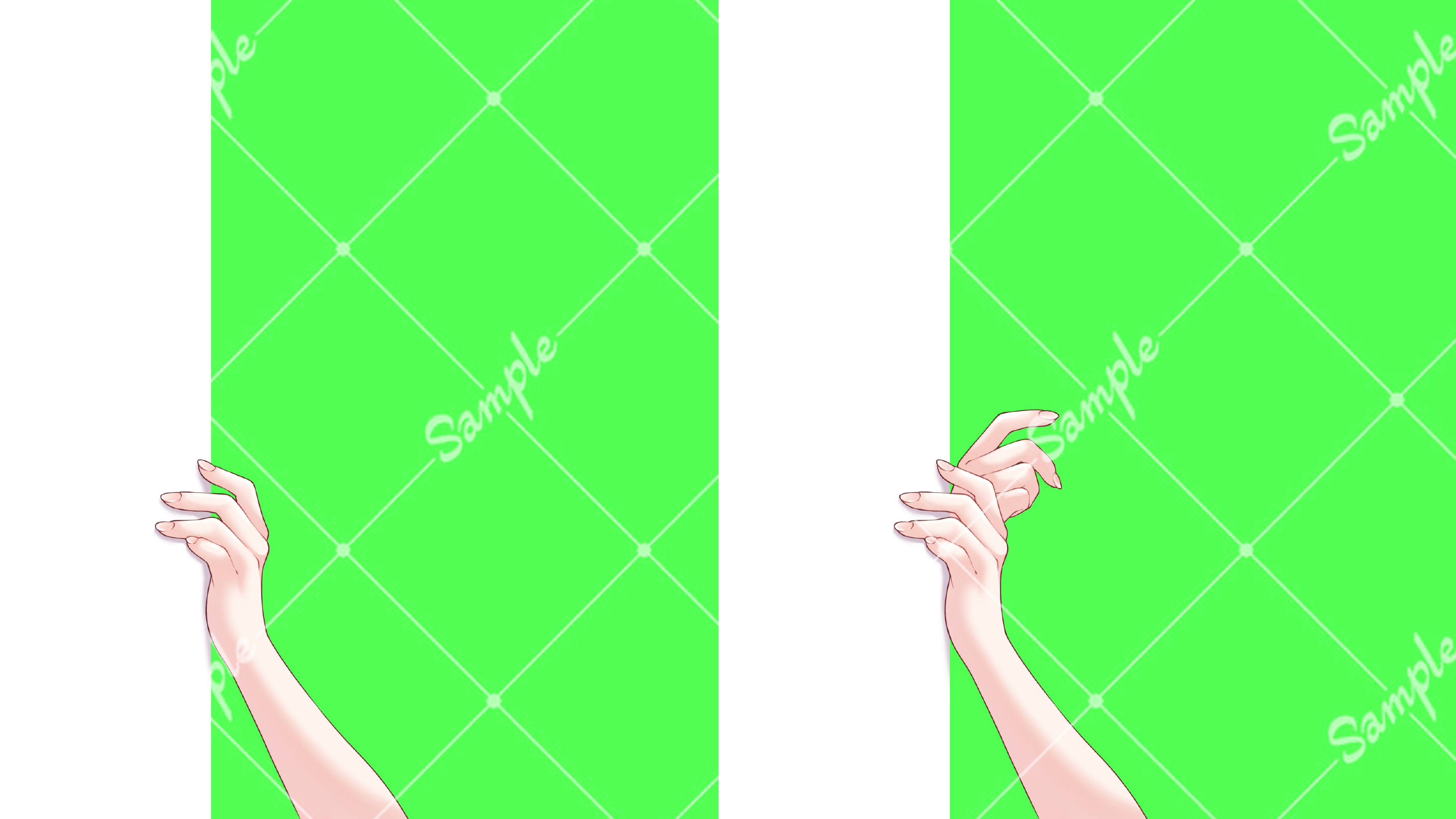 【VTuber向け】壁からひょっこりする手【フリー素材】 - sakisakamisaki - BOOTH