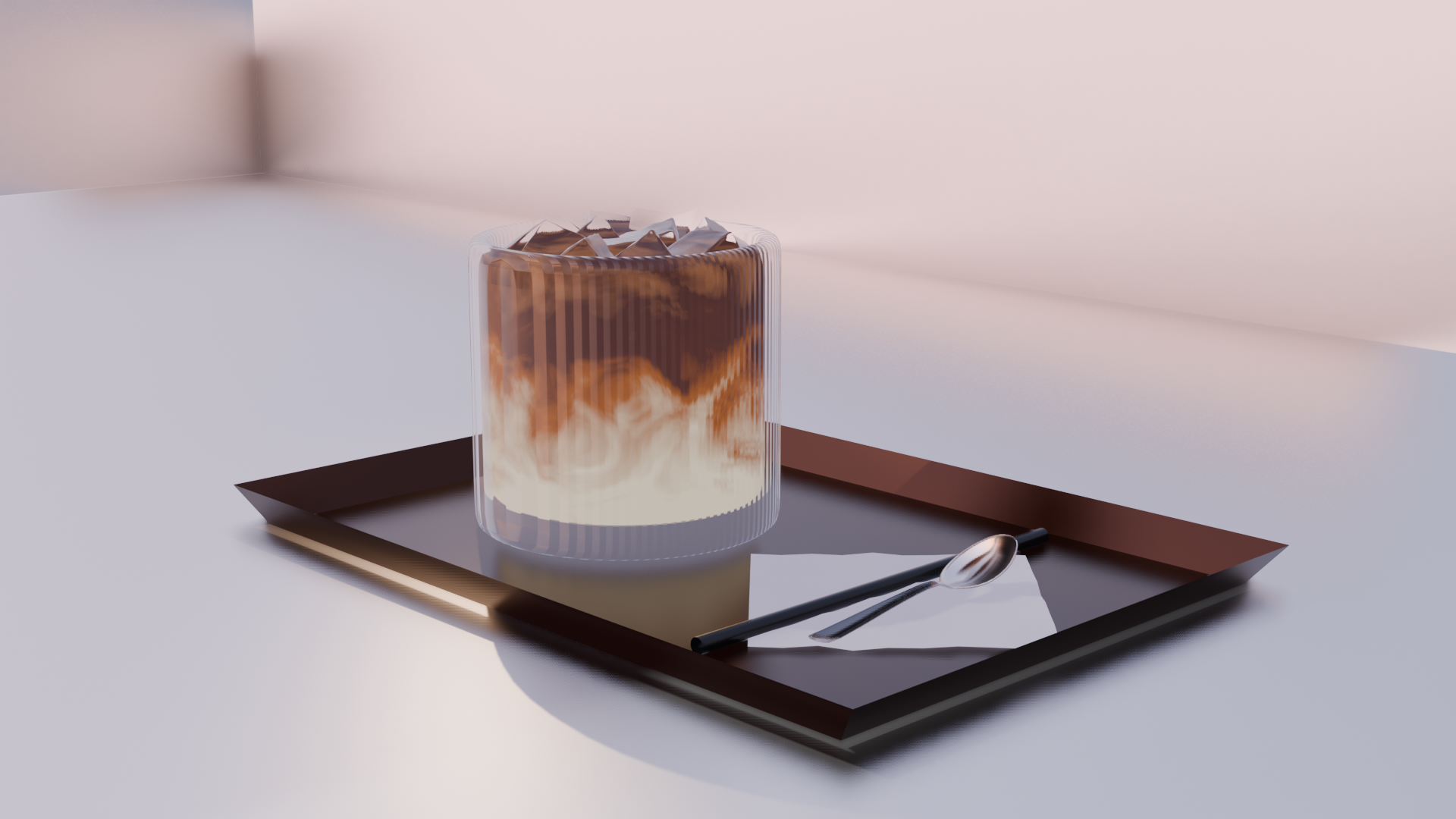FREE Iced Latte 3D Model - Min3D - BOOTH
