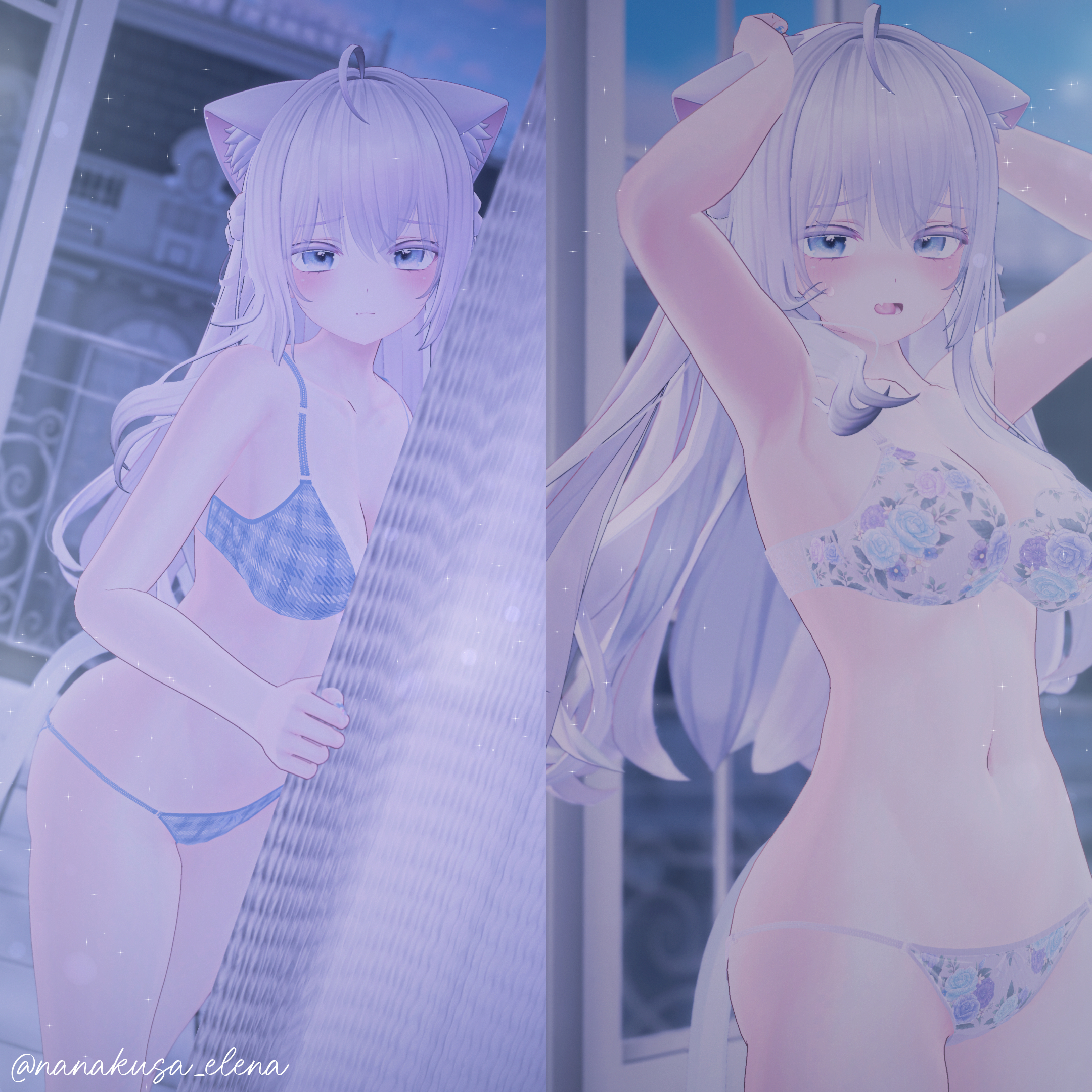 [ moe ] lingerie and socks texture set - LALKA - BOOTH