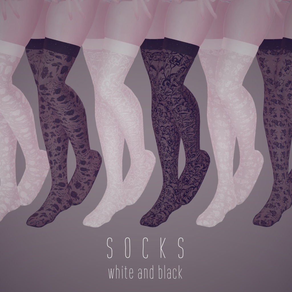 [ moe ] lingerie and socks texture set - LALKA - BOOTH